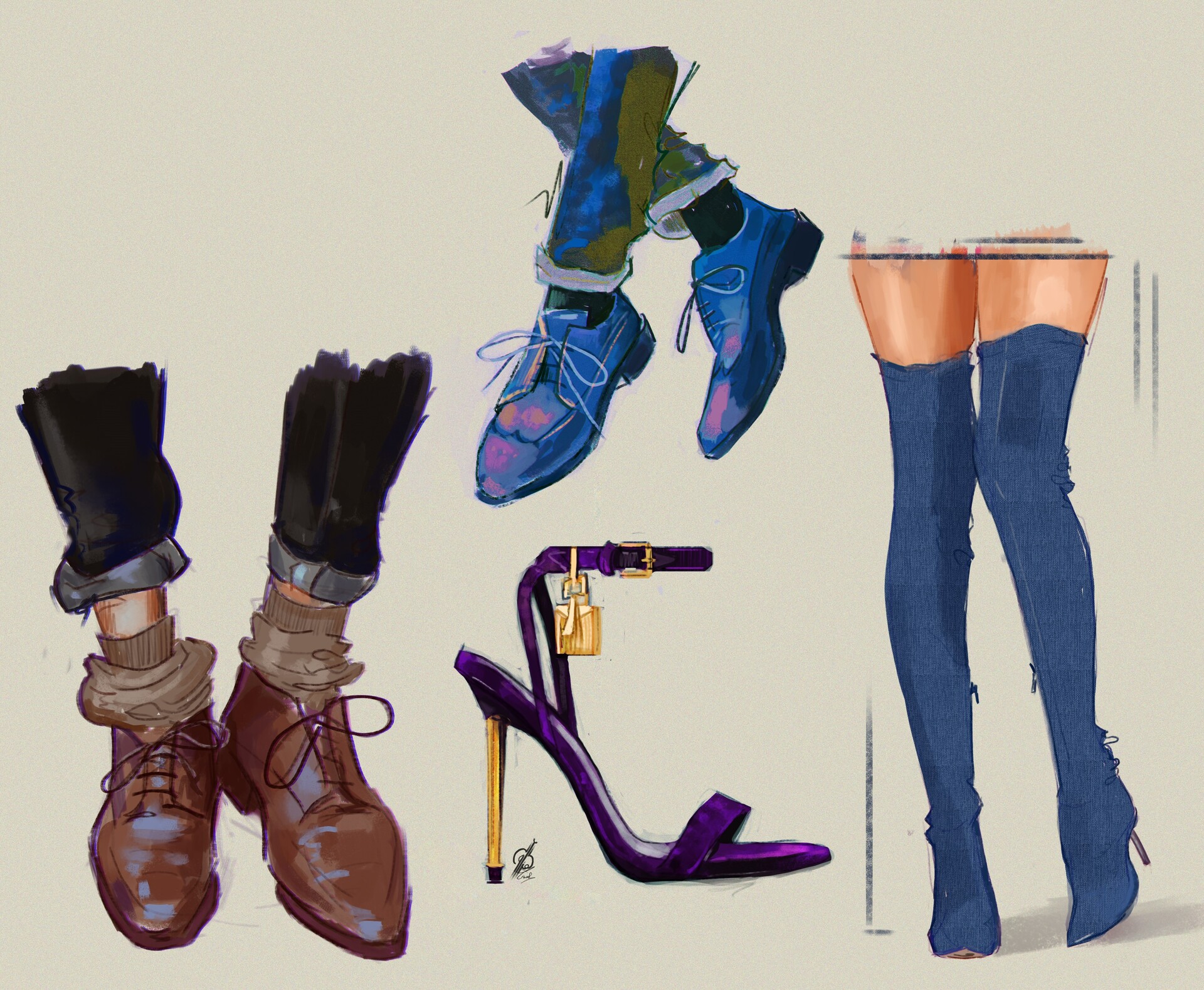 ArtStation - shoe study 4