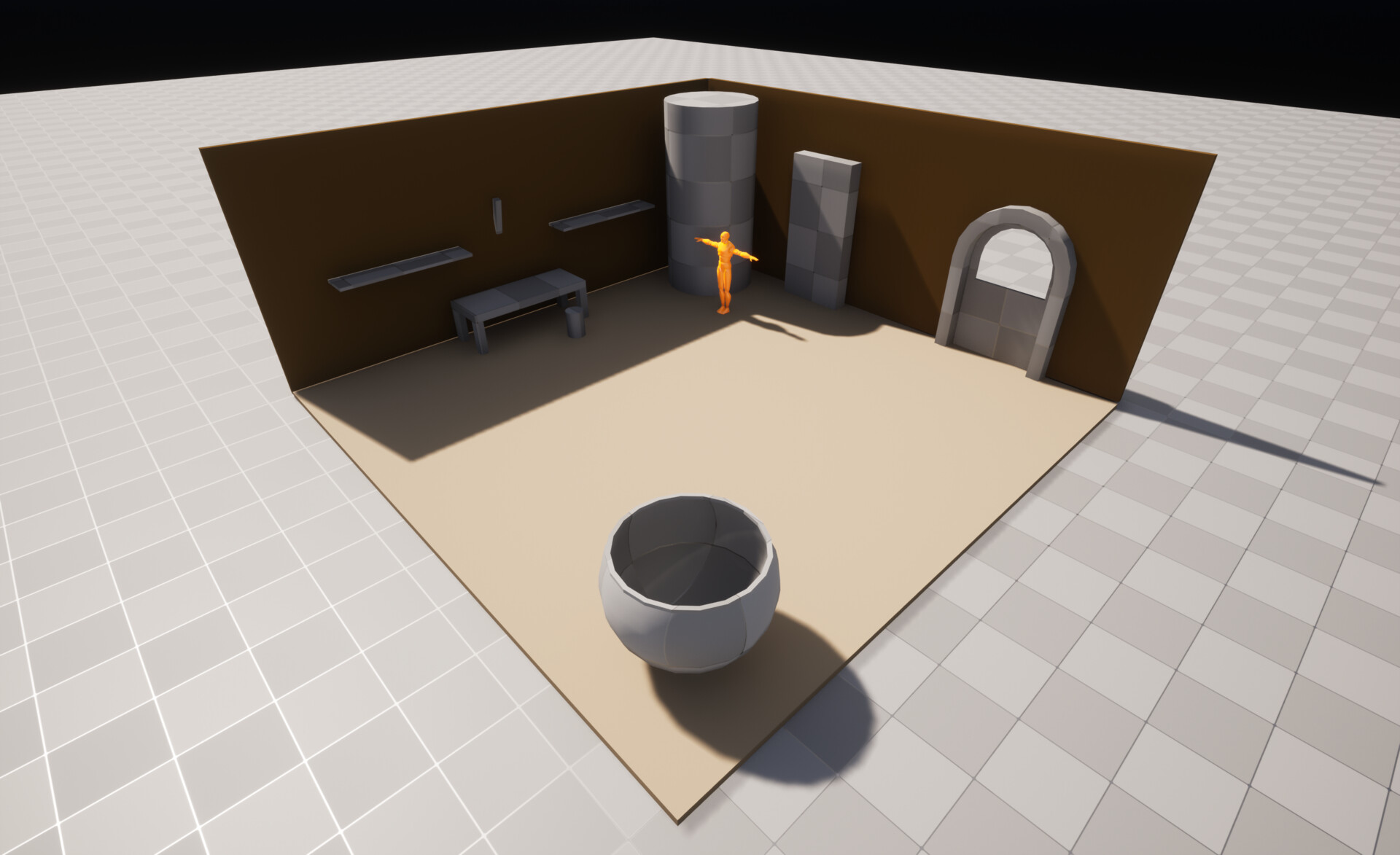 Angeleea Sanchez - Ritual Room - Environment Art