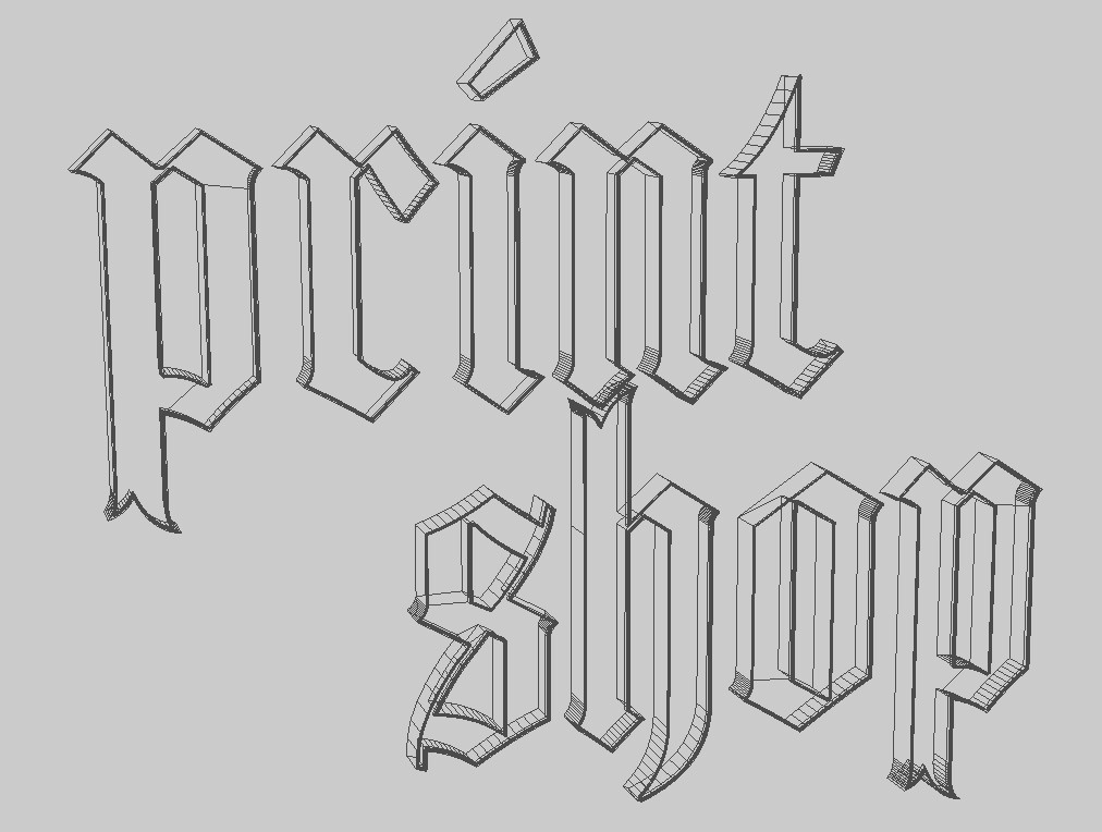 Joshua Hudson - Distorted Youth Print Shop Render