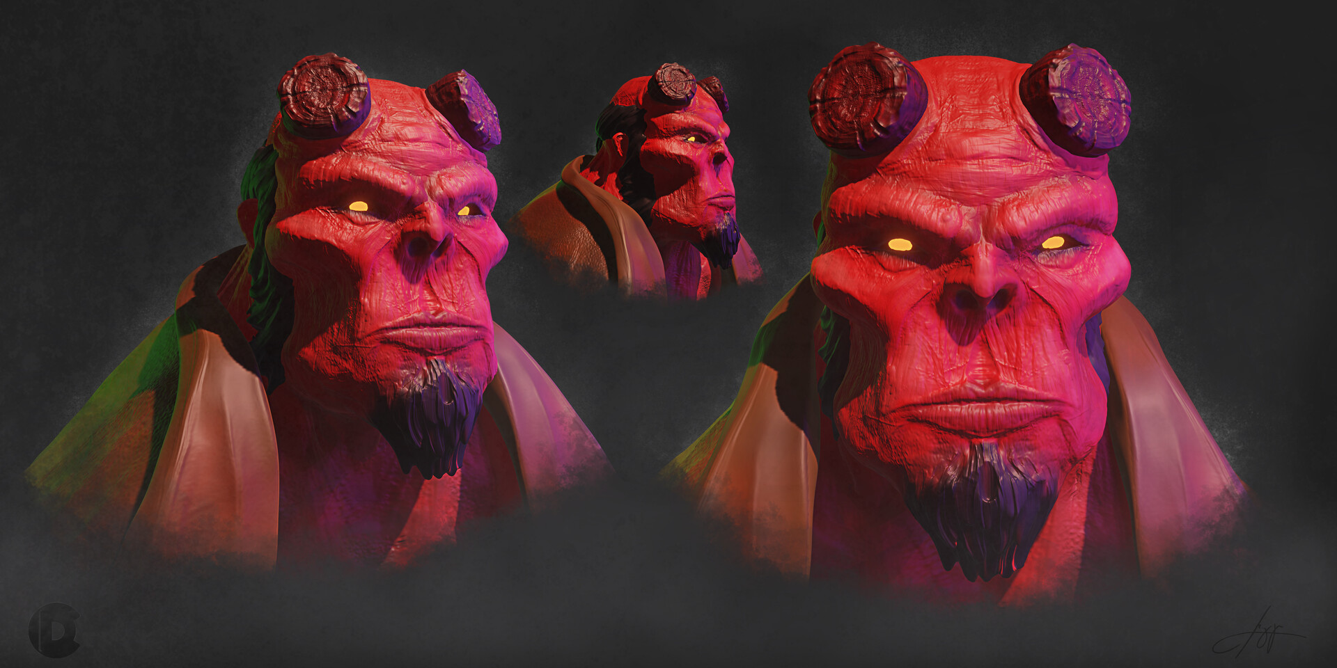 ArtStation - anung un rama (hellboy)