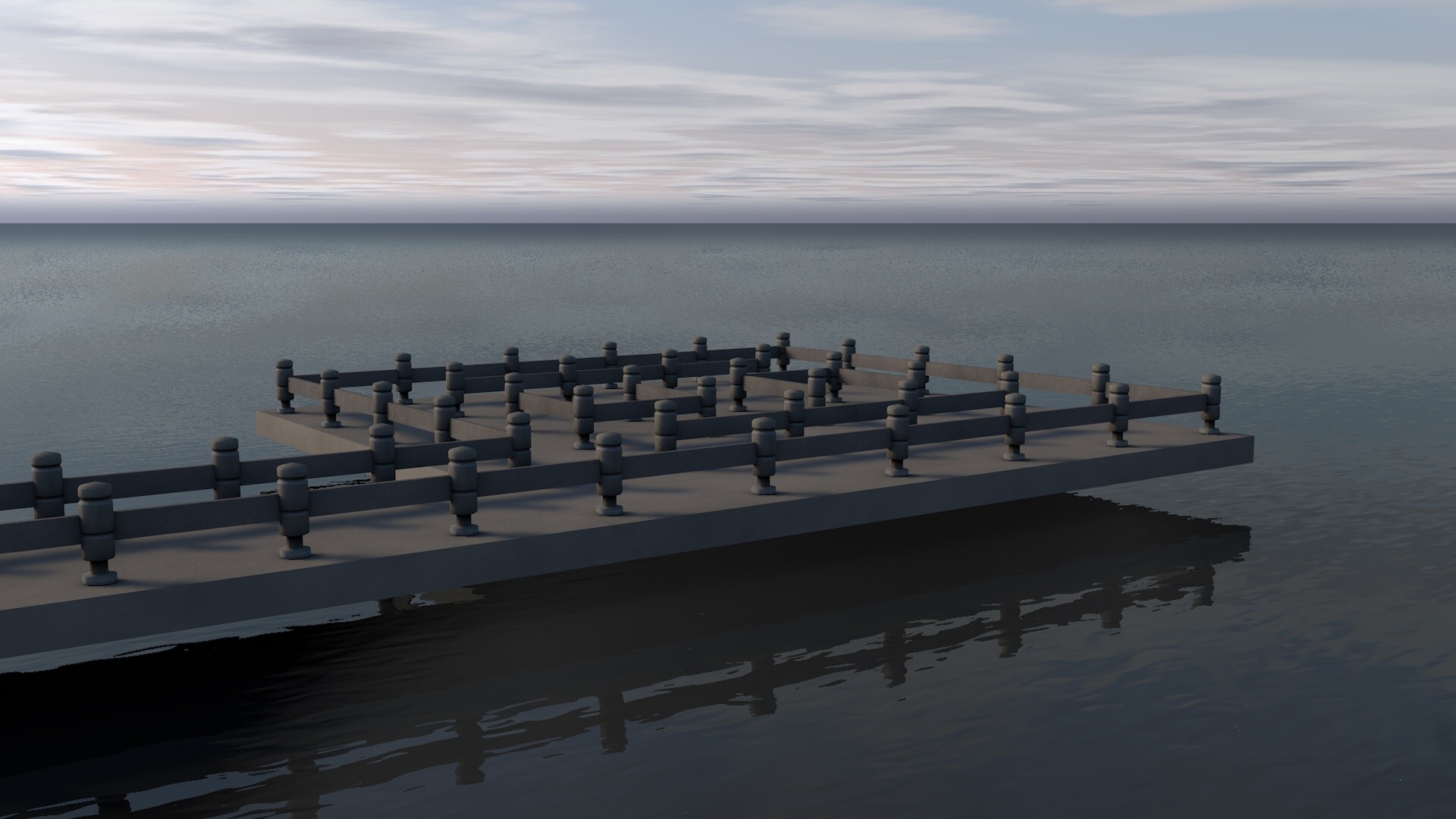 ArtStation - Bridge on the lake