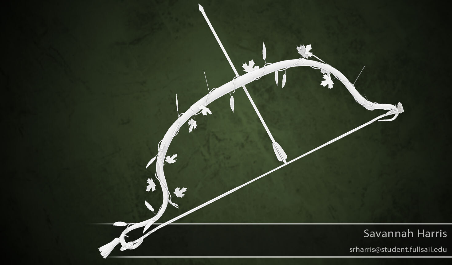 Savannah Harris - Druid Bow and Arrow