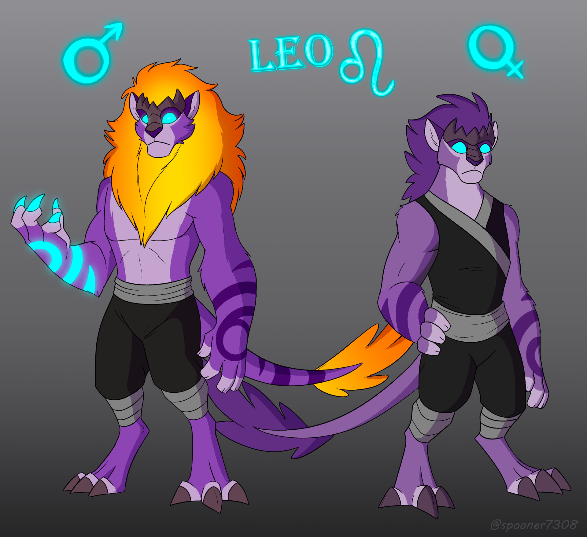 ArtStation - Zodiac Aliens - Leo