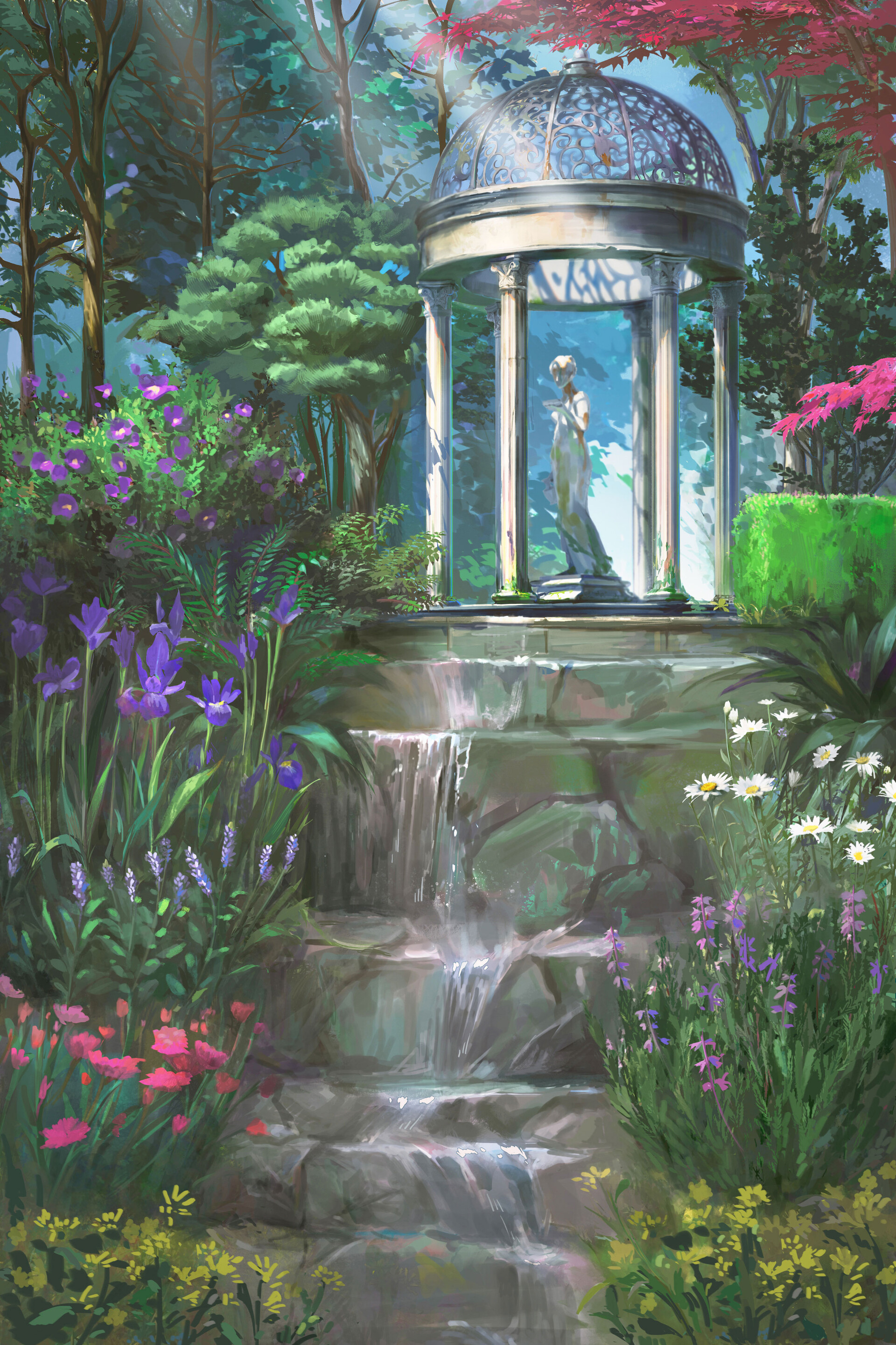 ArtStation - garden green
