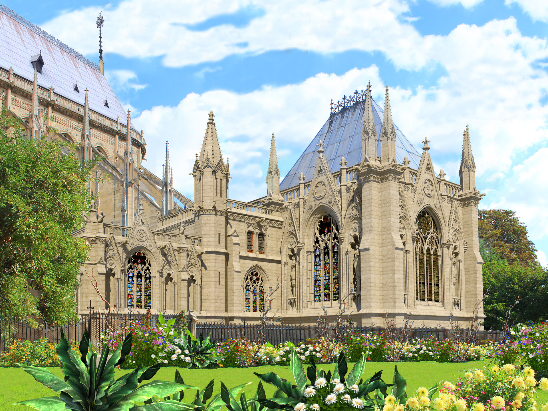 ArtStation - Sacristy of Notre Dame Cathedral