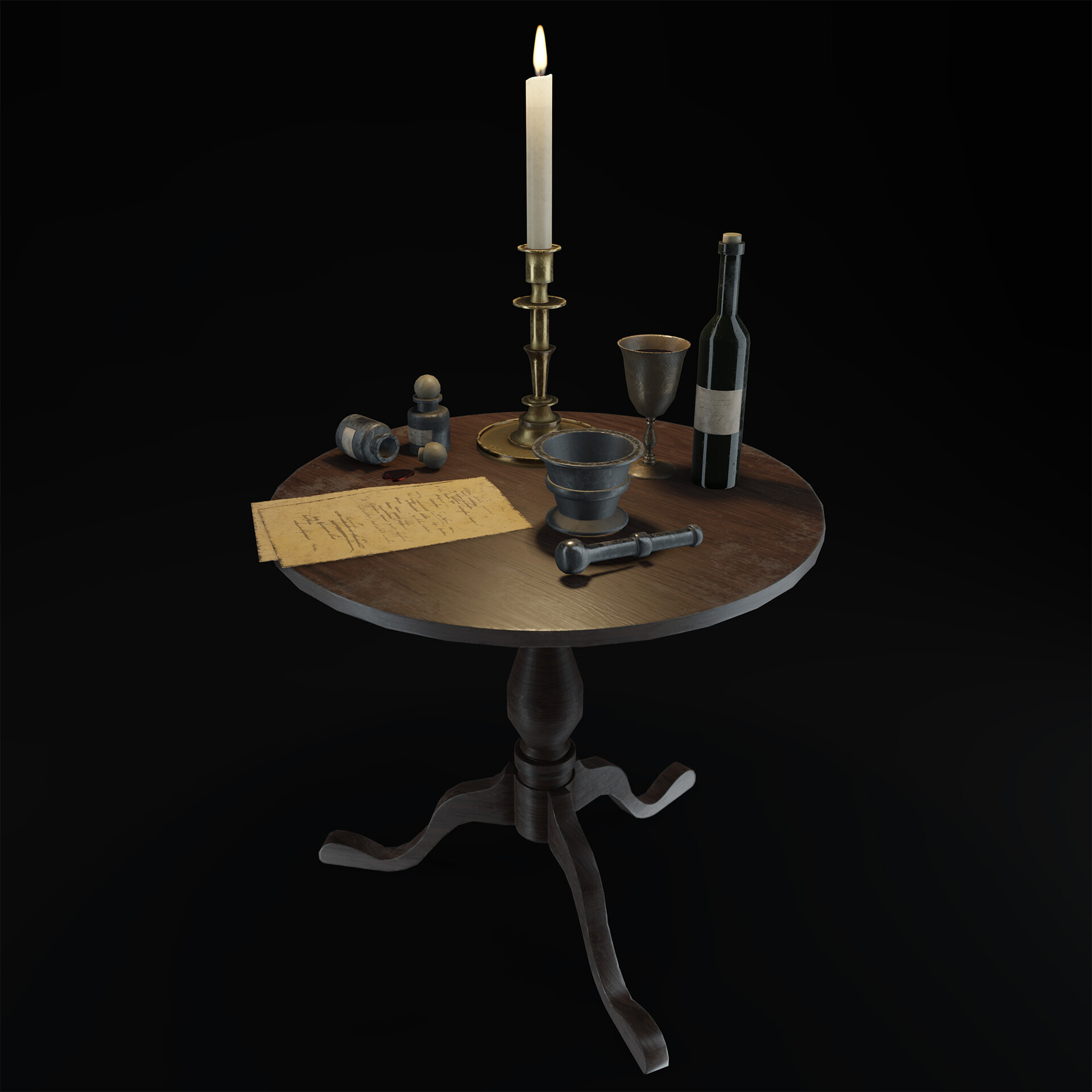 ArtStation - Medieval table