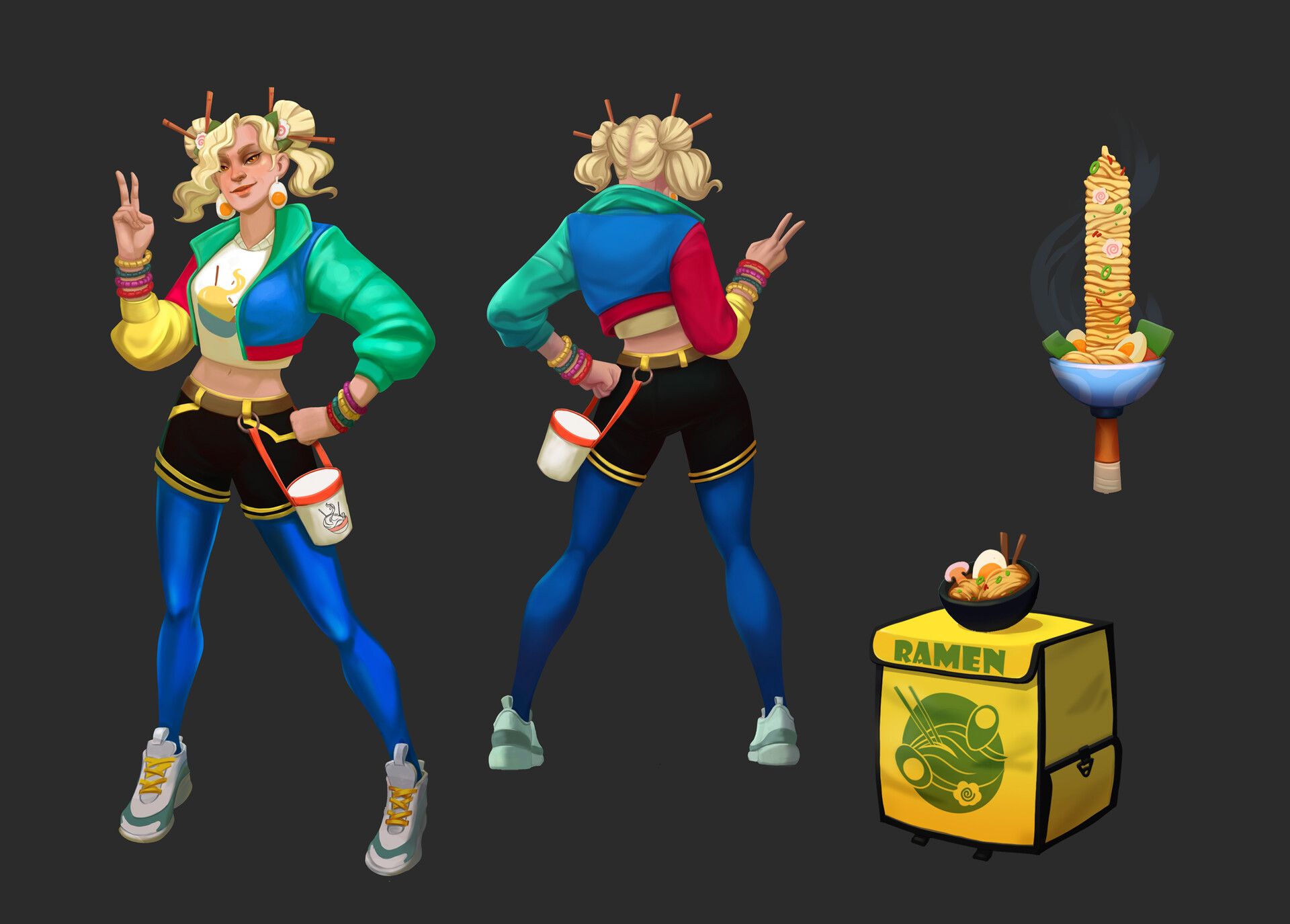 ArtStation - Ramen girl