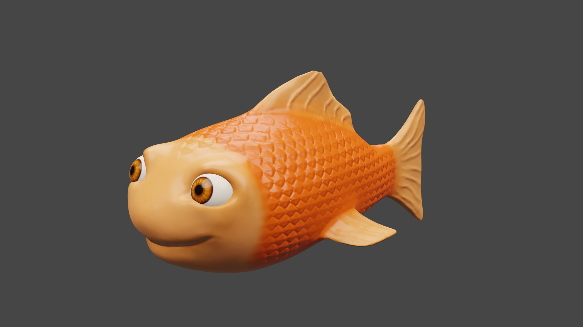 ArtStation - Low Poly Cartoon Fish