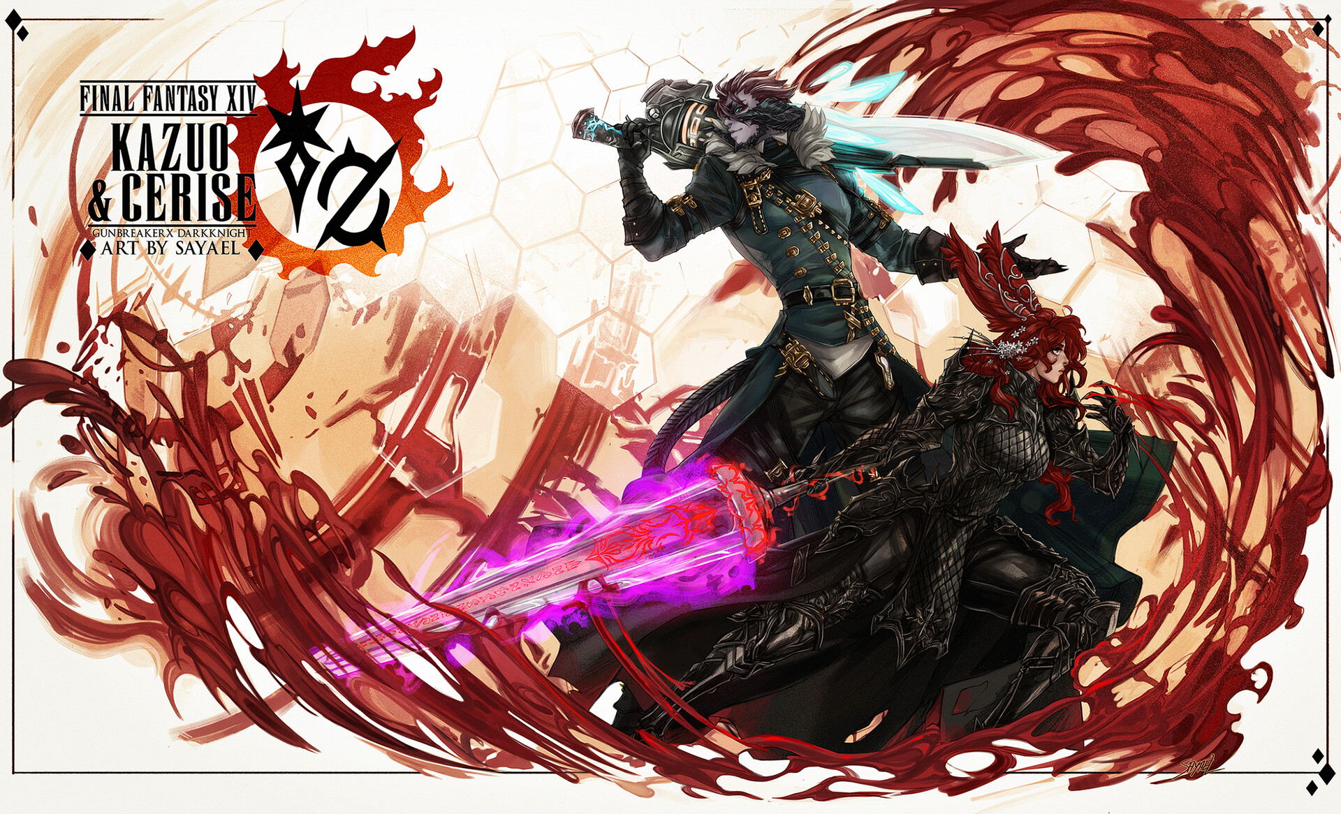 ArtStation - FFXIV - Gunbreaker & Dark Knight