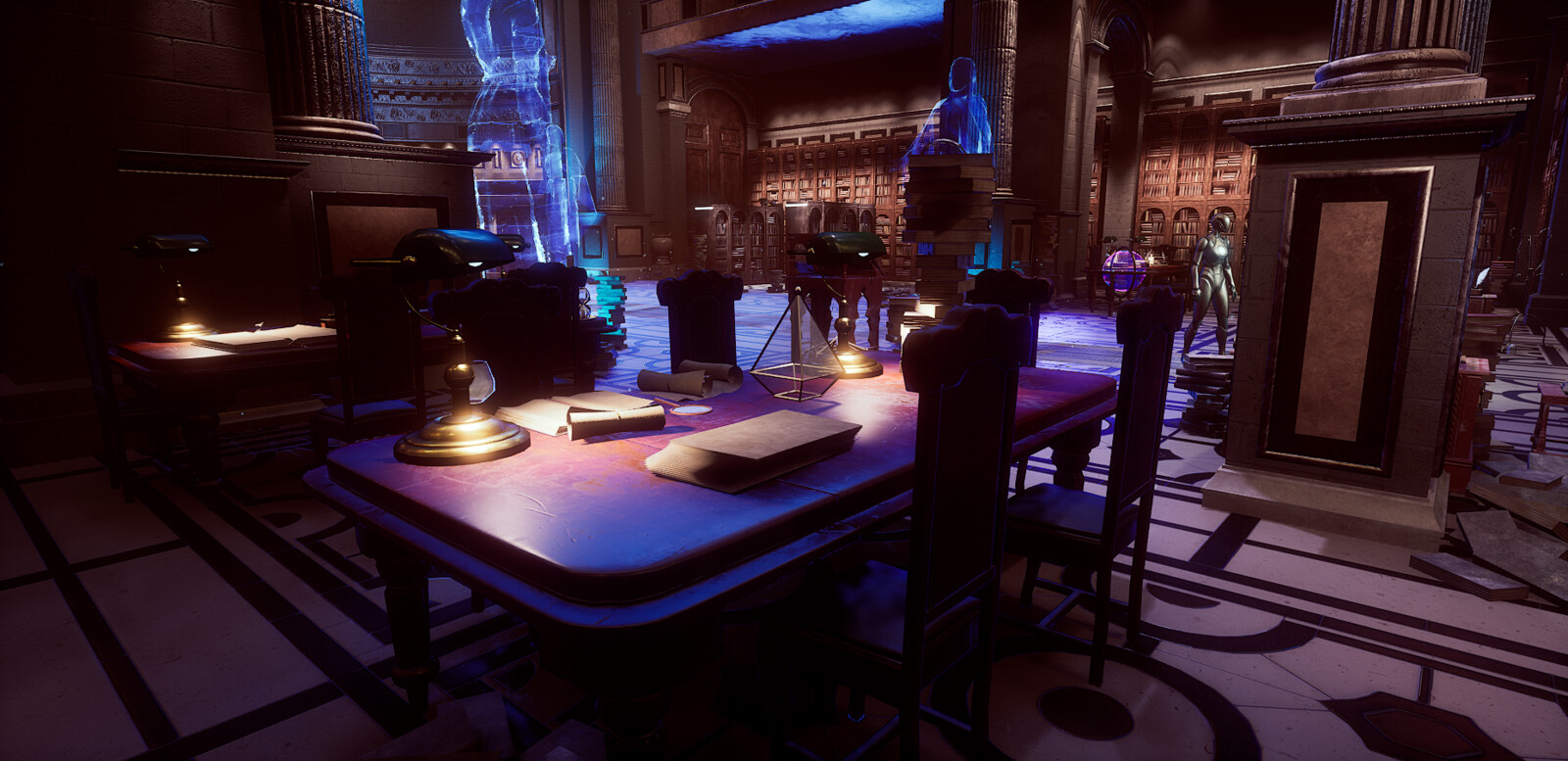 AlexSpyro - "Sci-fi library" for CGA Belgrade