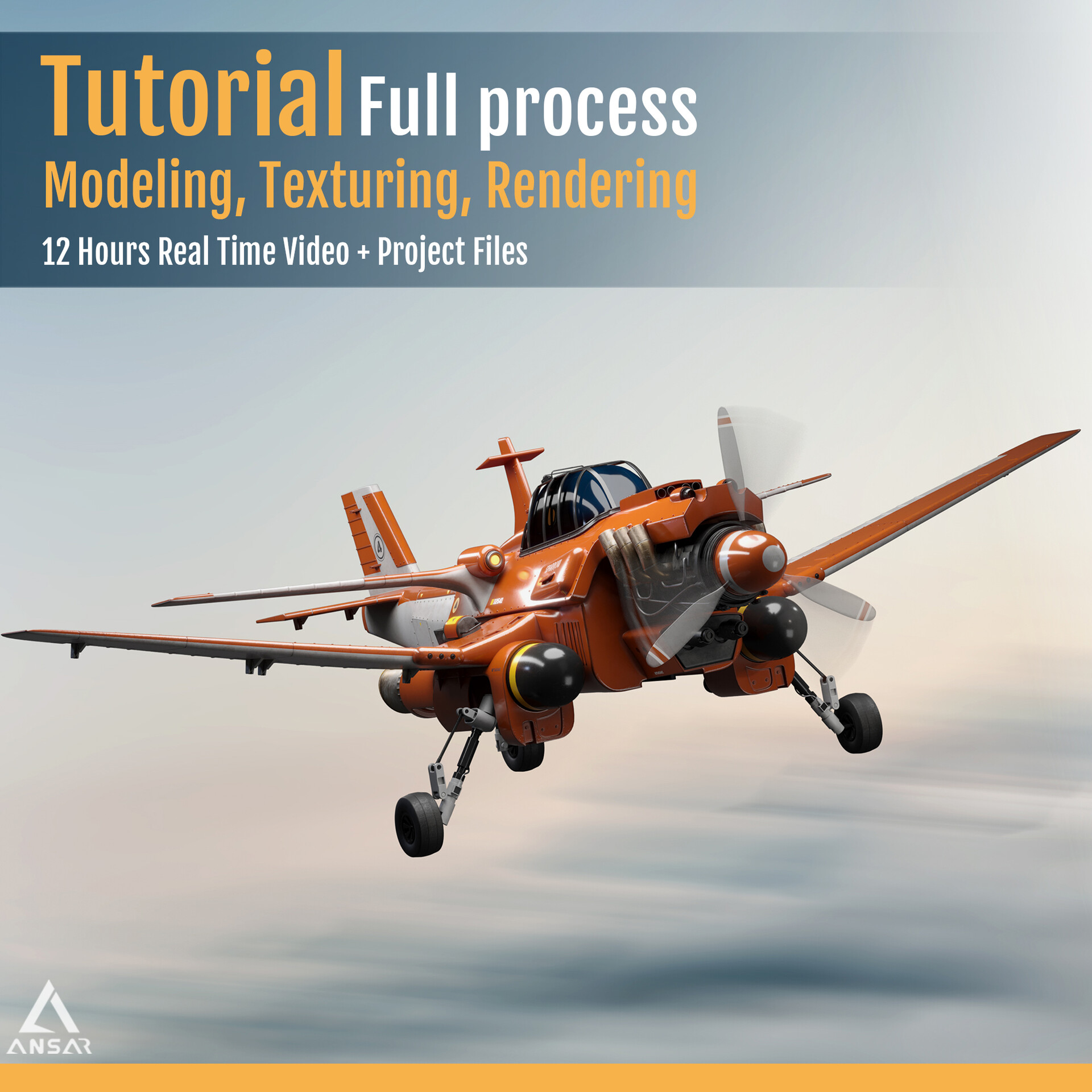 ArtStation - Aircraft Tutorial Full Process