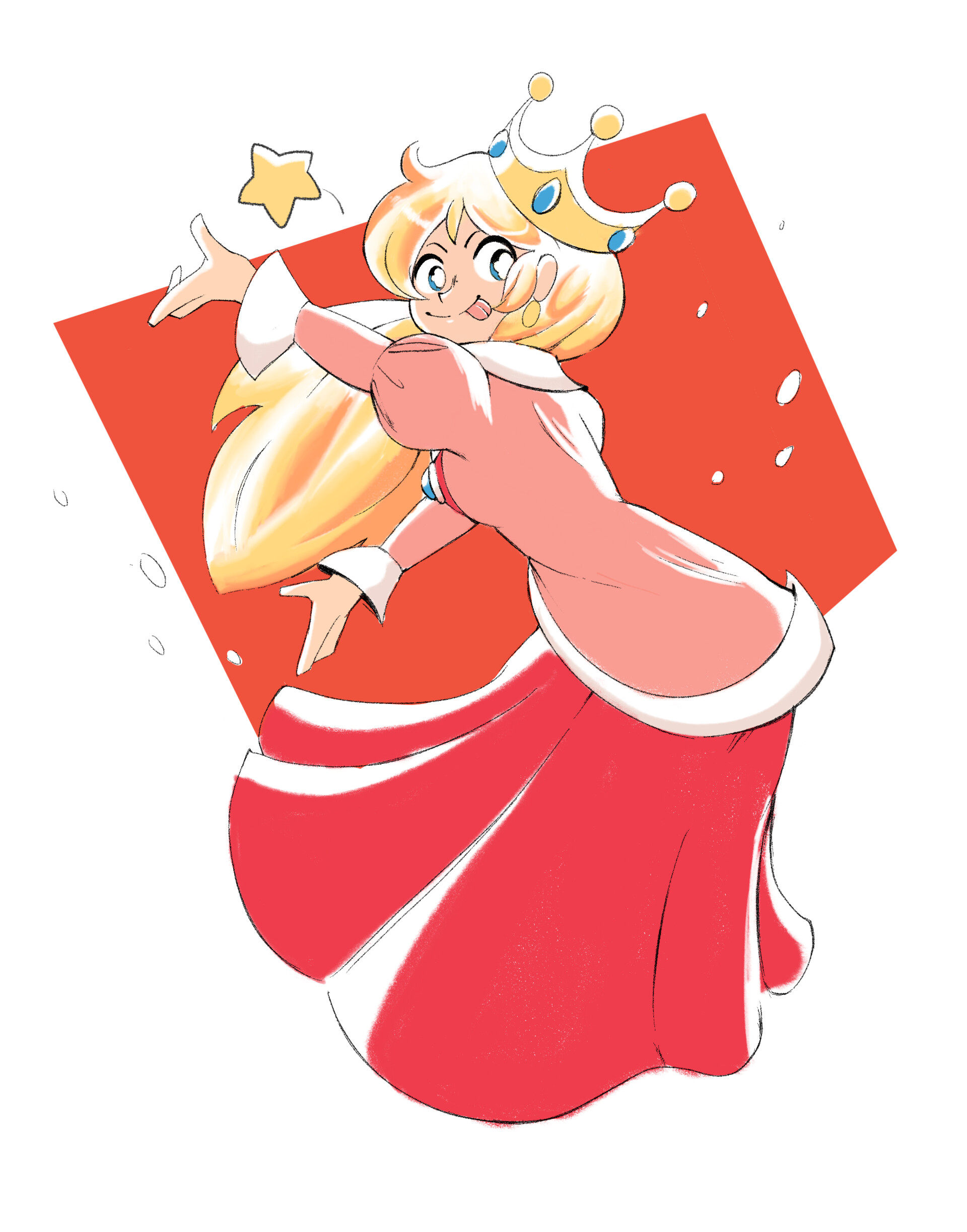 Artstation Redraw Of Princess Peach Concept Art