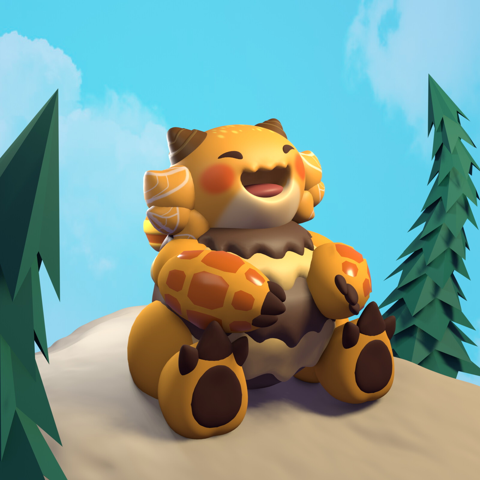 Sigrid Amazona - Choncc (Teamfight Tactics) 3D Model