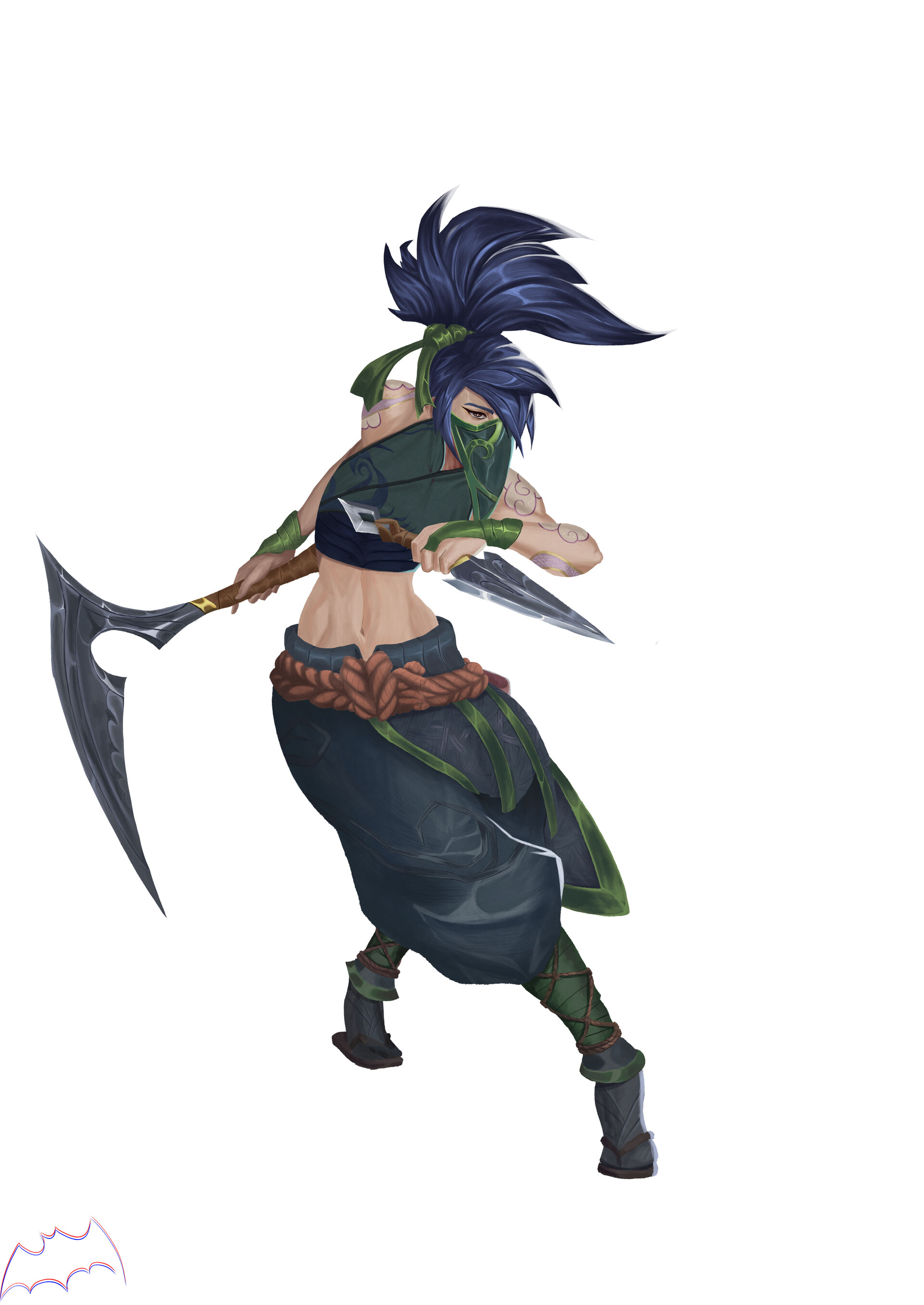ArtStation - FANART : league of legends akali