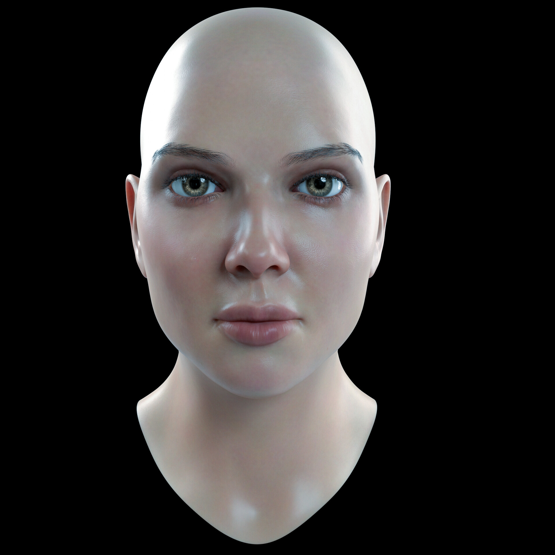 ArtStation - realistic female face