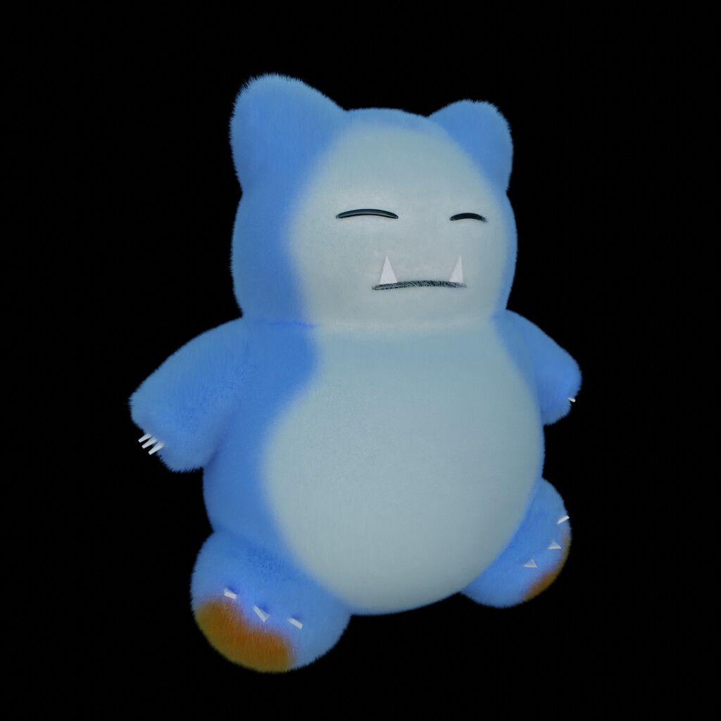 ArtStation - Snorlax Plushie