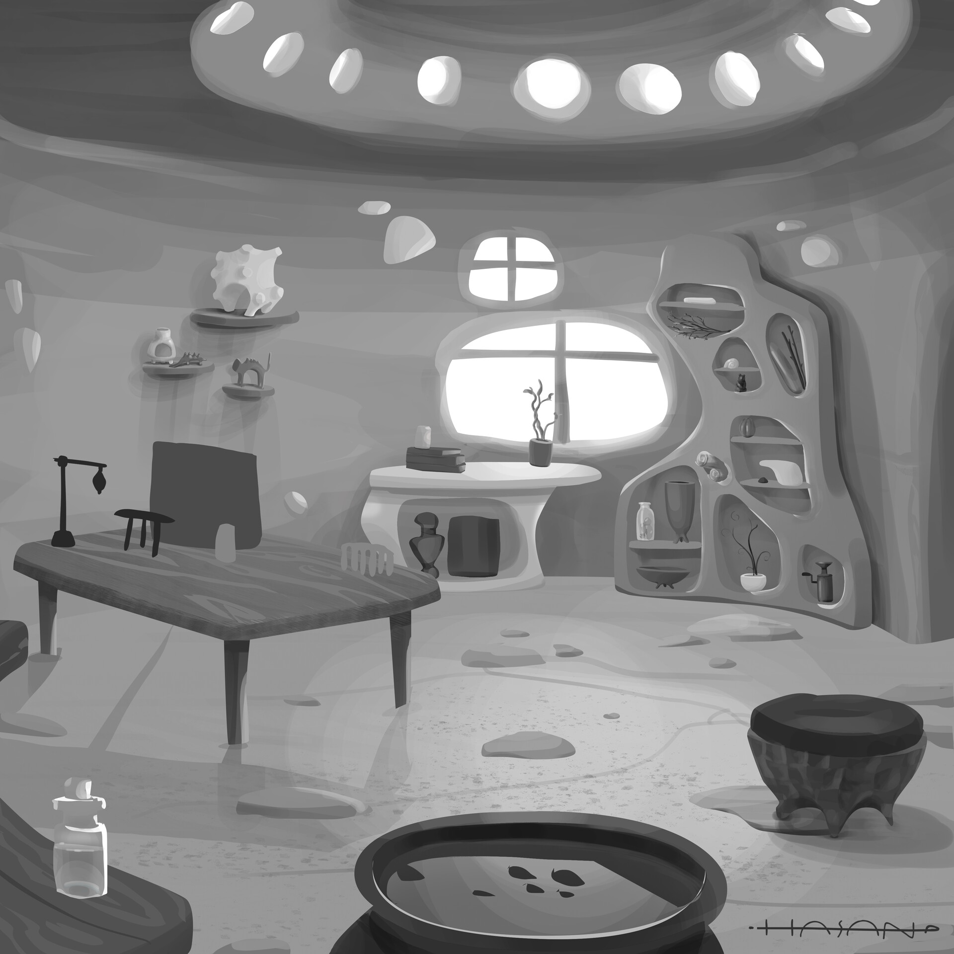 ArtStation - Potion-Making Room