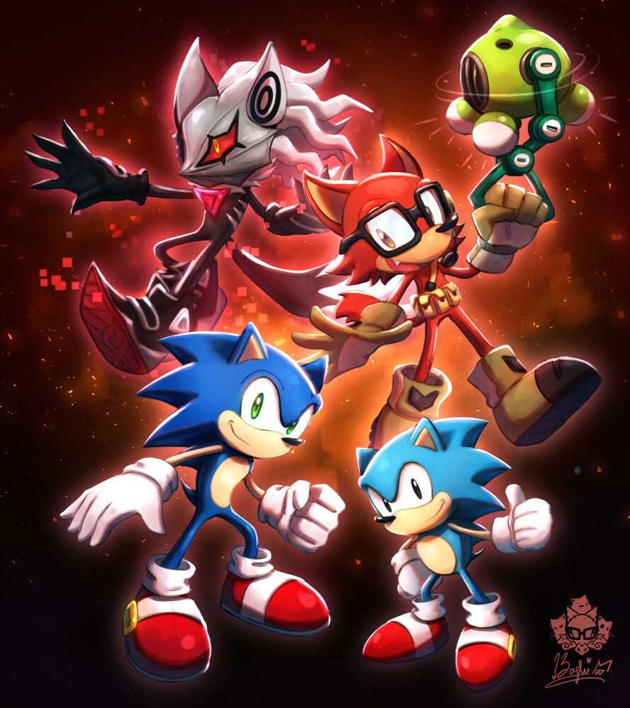 Baghi Misfortune - Sonic Forces Main Characters