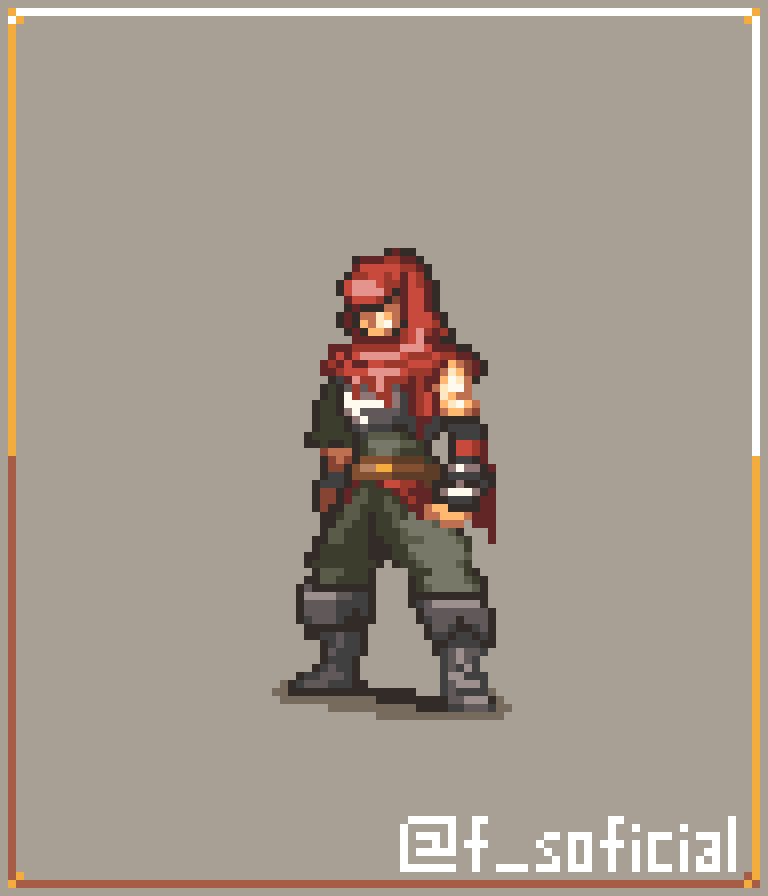 ArtStation - Assassin Class (Character Design) - Sprite Study