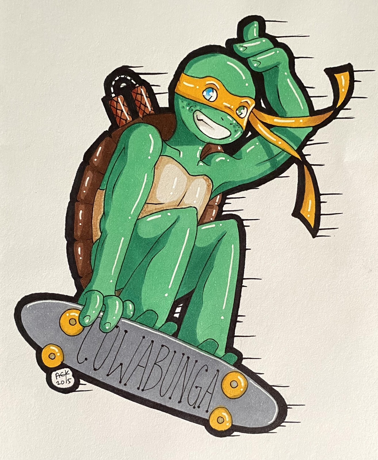 amelia claire arts - cowabunga