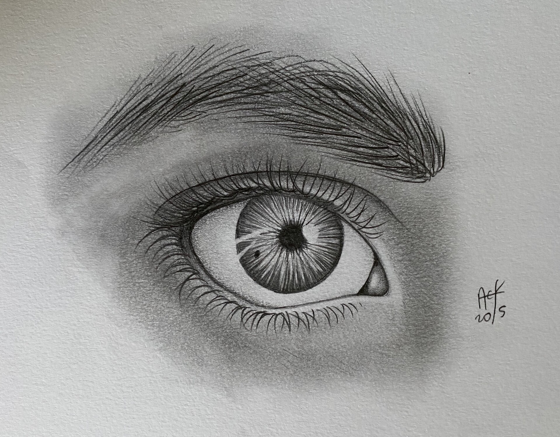 amelia claire arts - graphite eyes