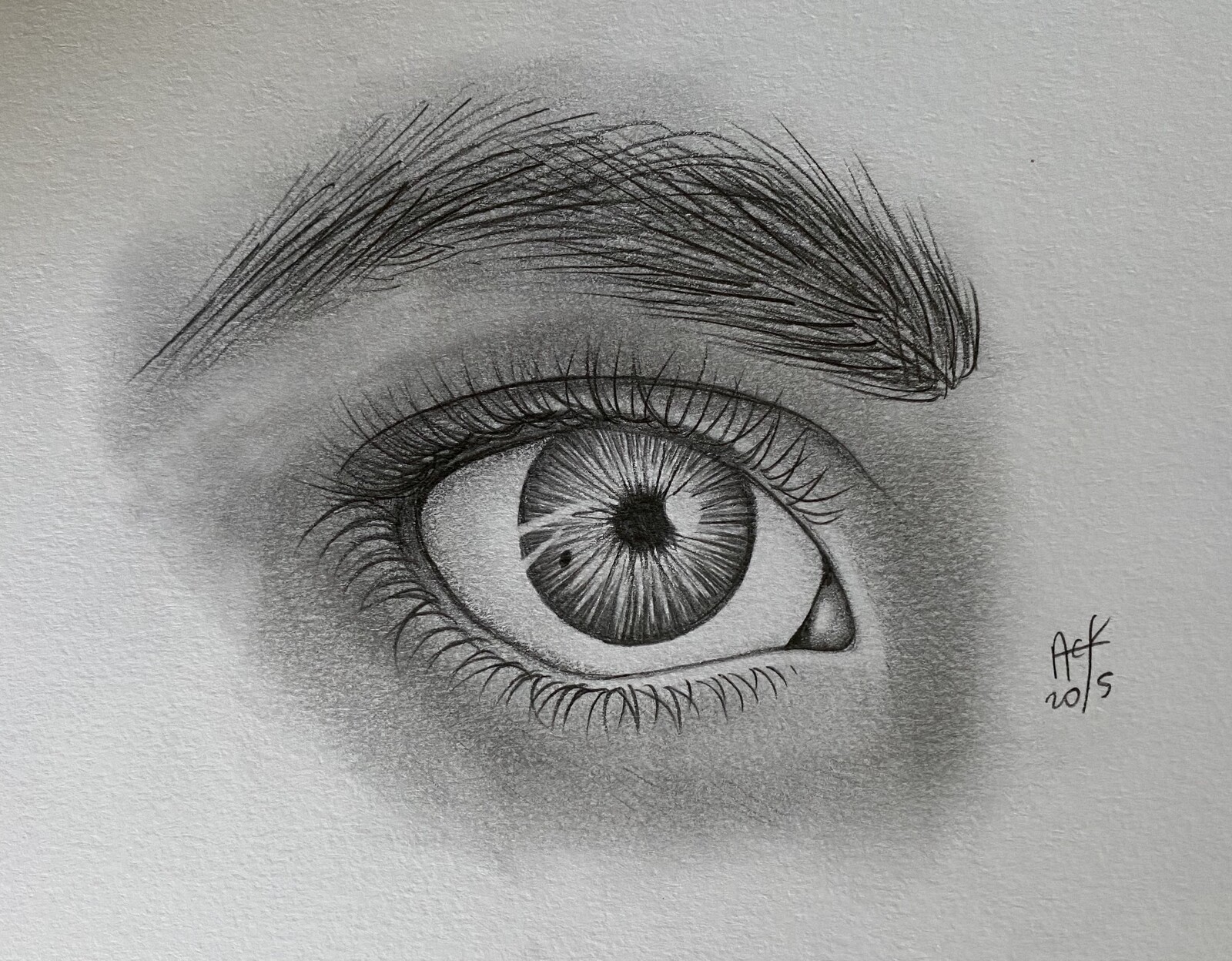amelia claire arts - graphite eyes