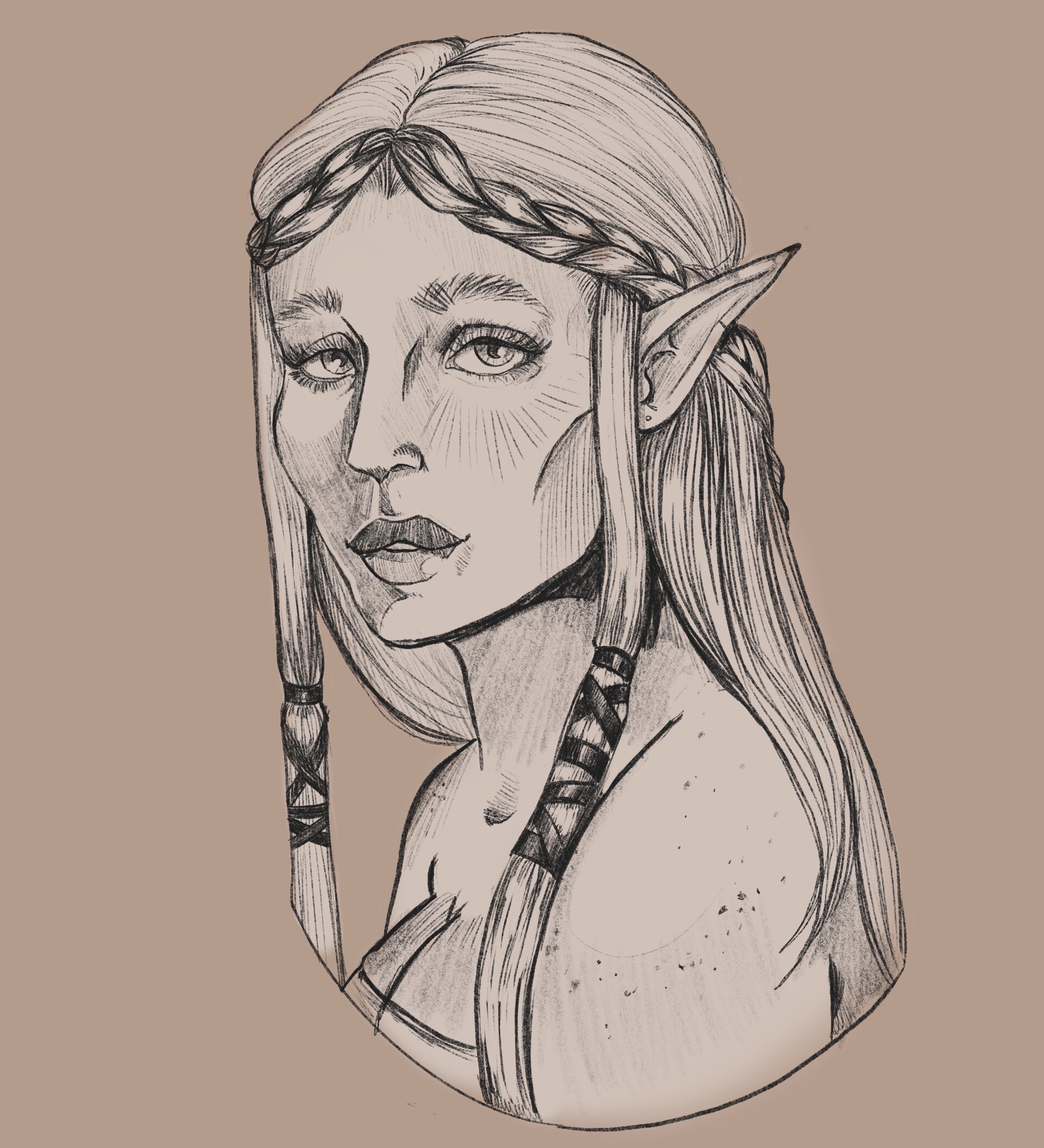 ArtStation - Zelda portrait