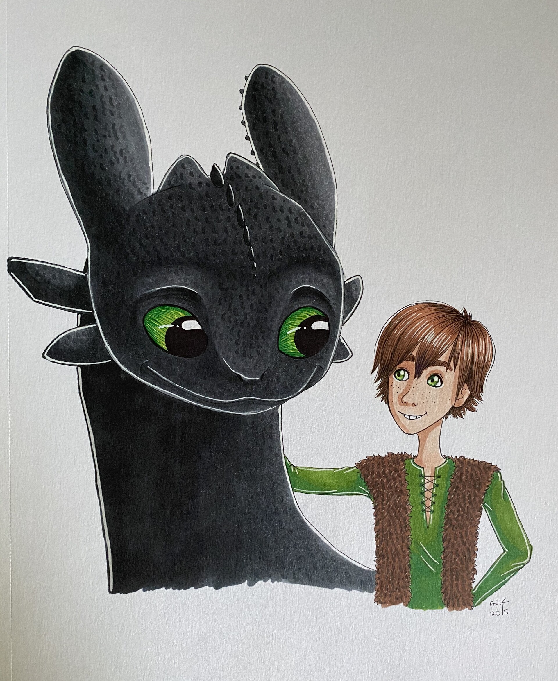 hiccup and toothless drawing tutorial