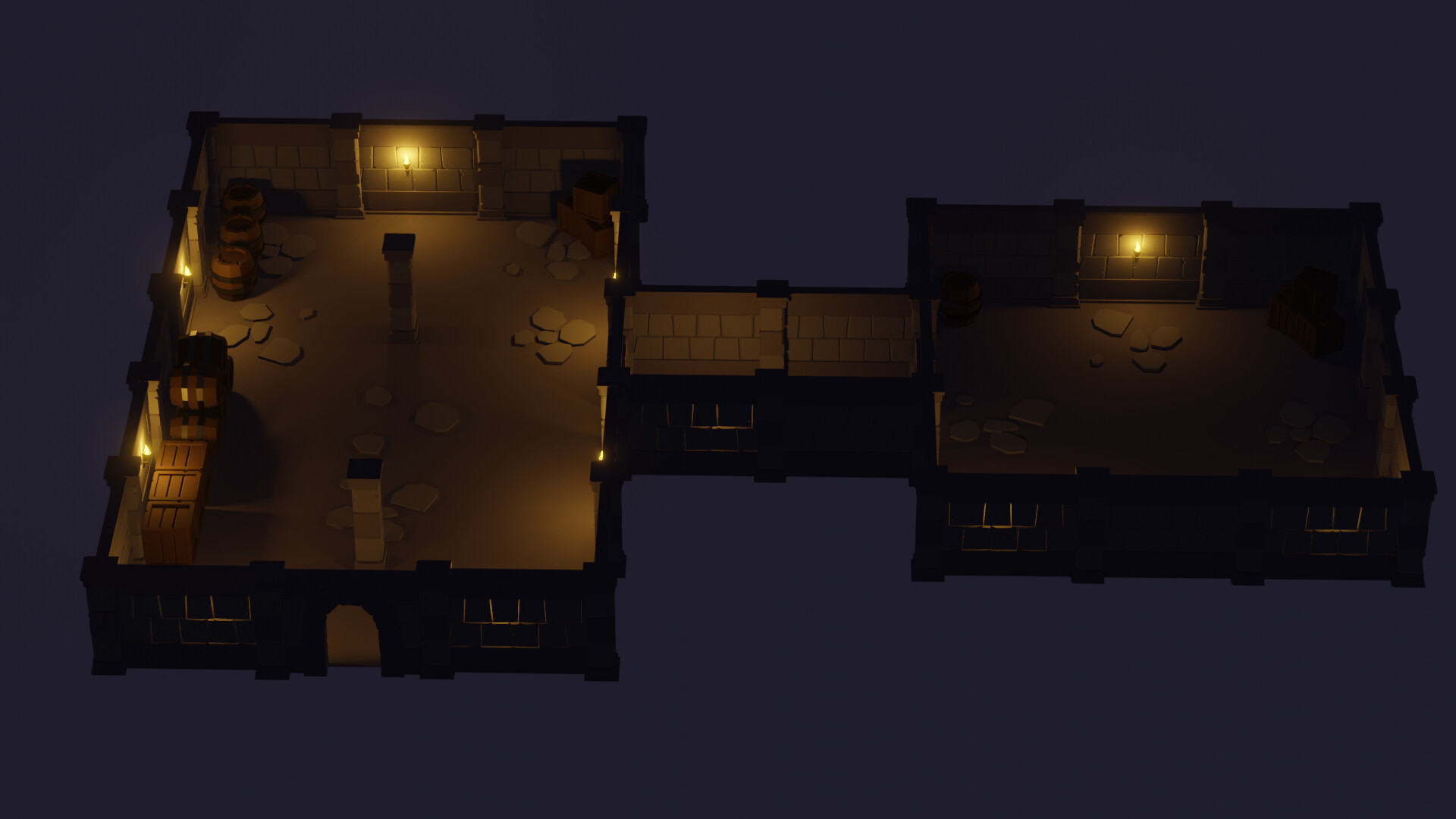 ArtStation - 3D Modular Dungeon set.