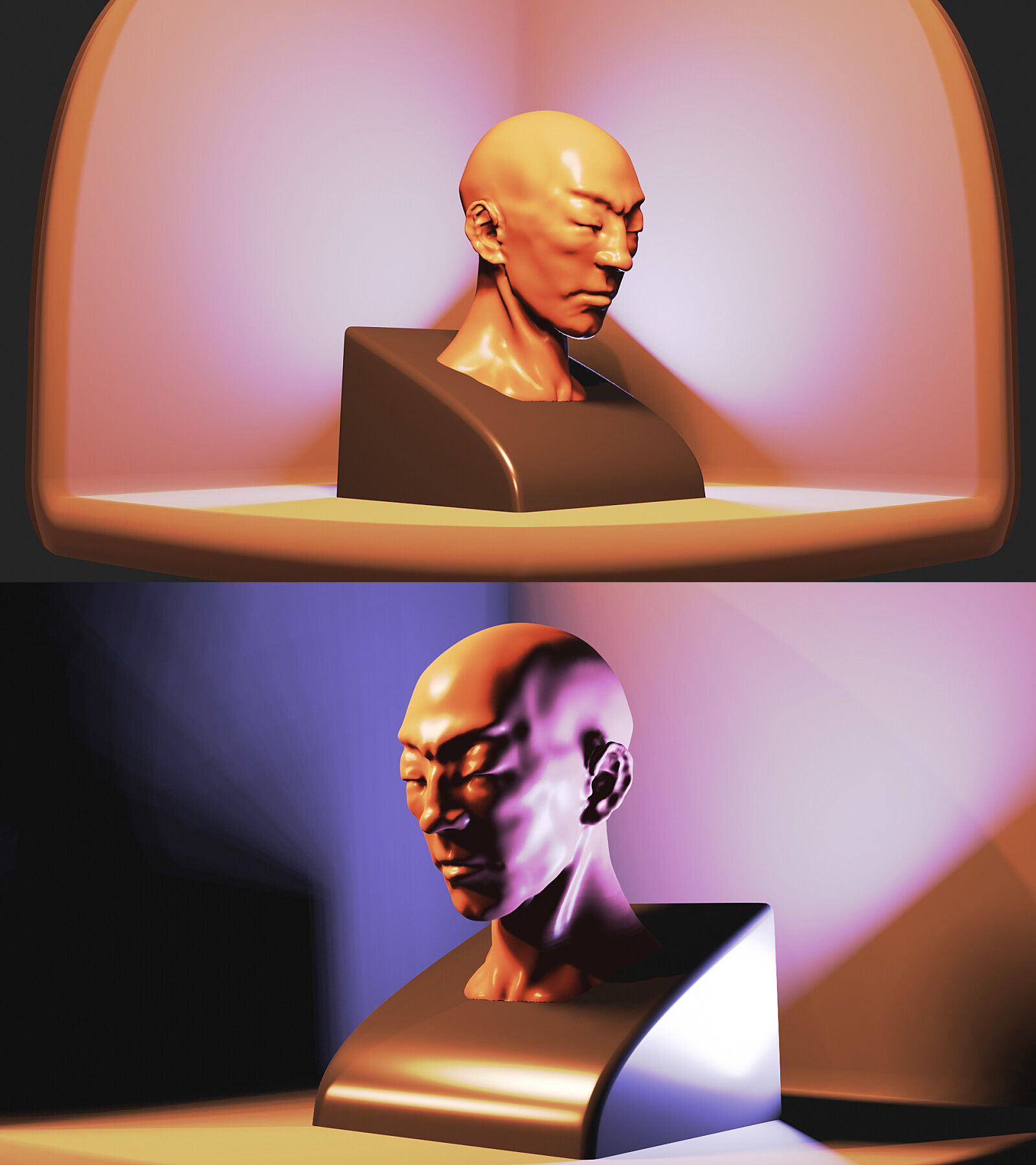 ArtStation - zBrush 3D Head Sculpture exp