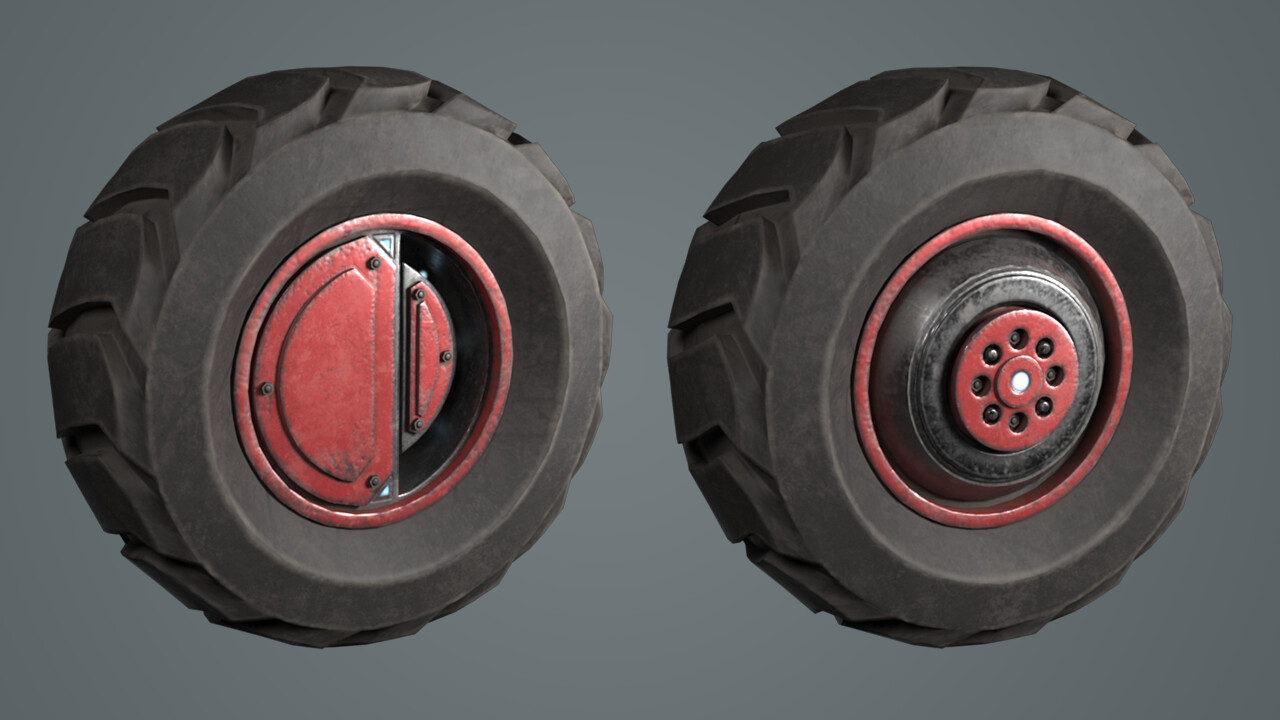 ArtStation - Game-Ready Tire Asset