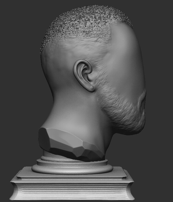 ArtStation - Faceless Athlete Bust Planters