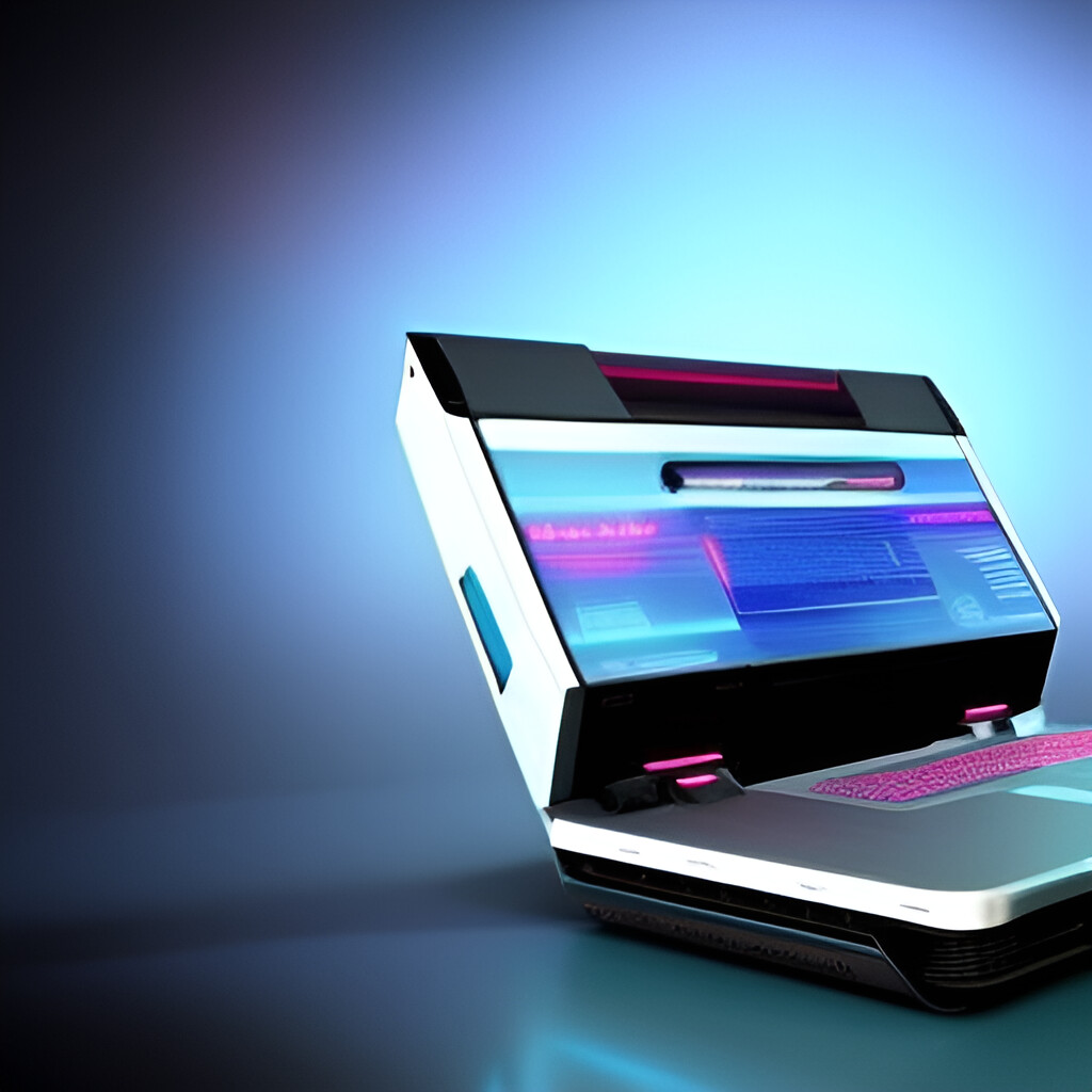 ArtStation - Futuristic laptop