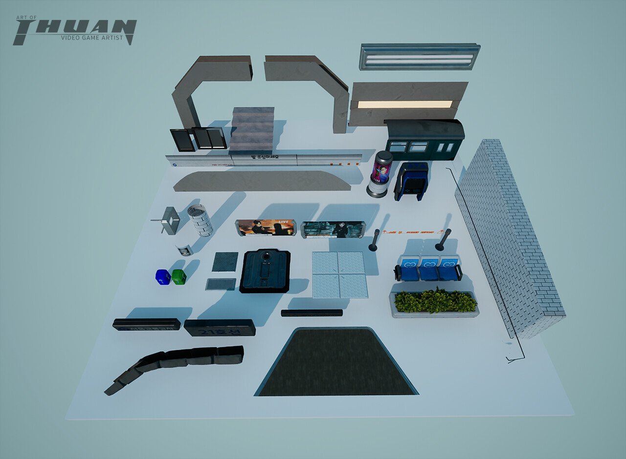 Thuan Ho - Stylized Seoul Subway