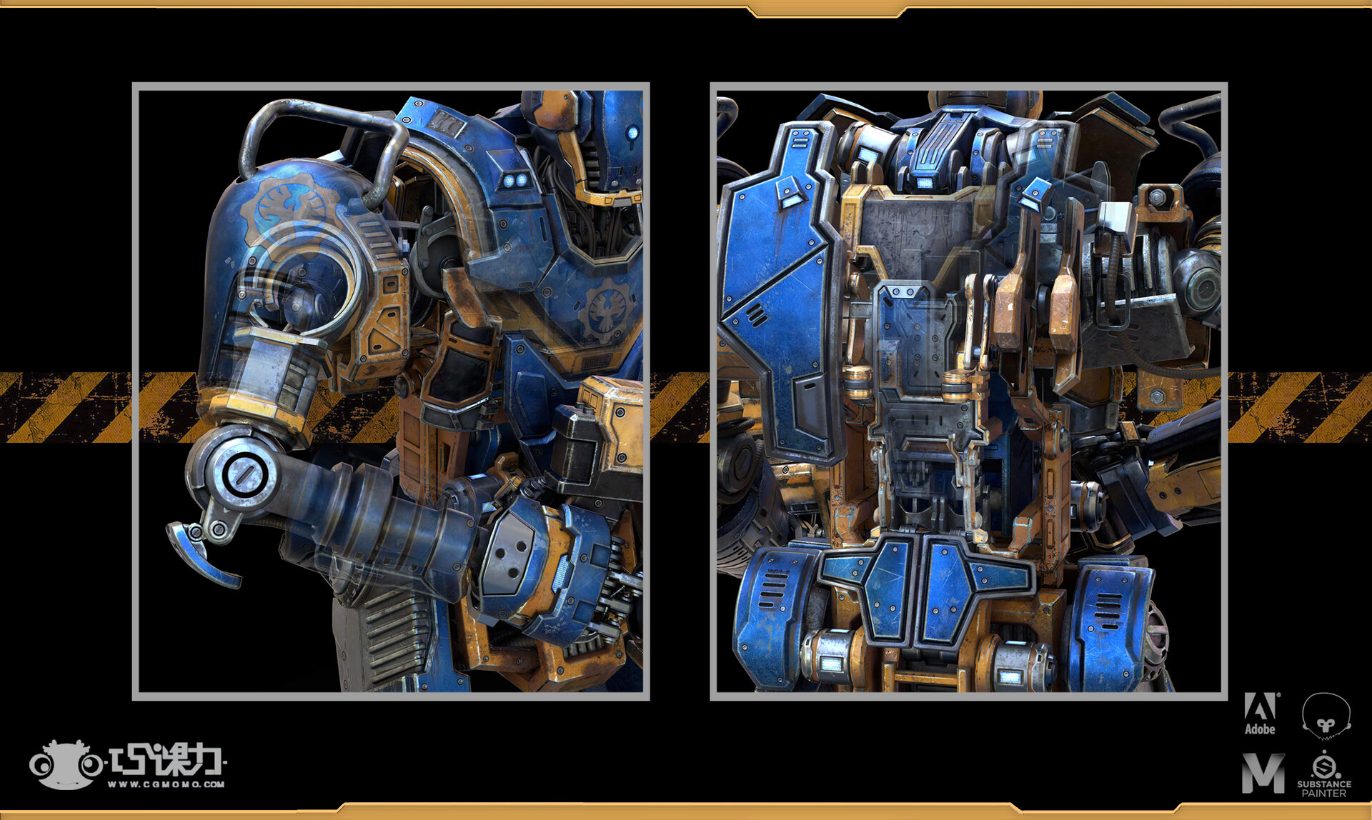 巧课力 CGmomo - 【学生作品】邱梓洋-《MEGA MECH》