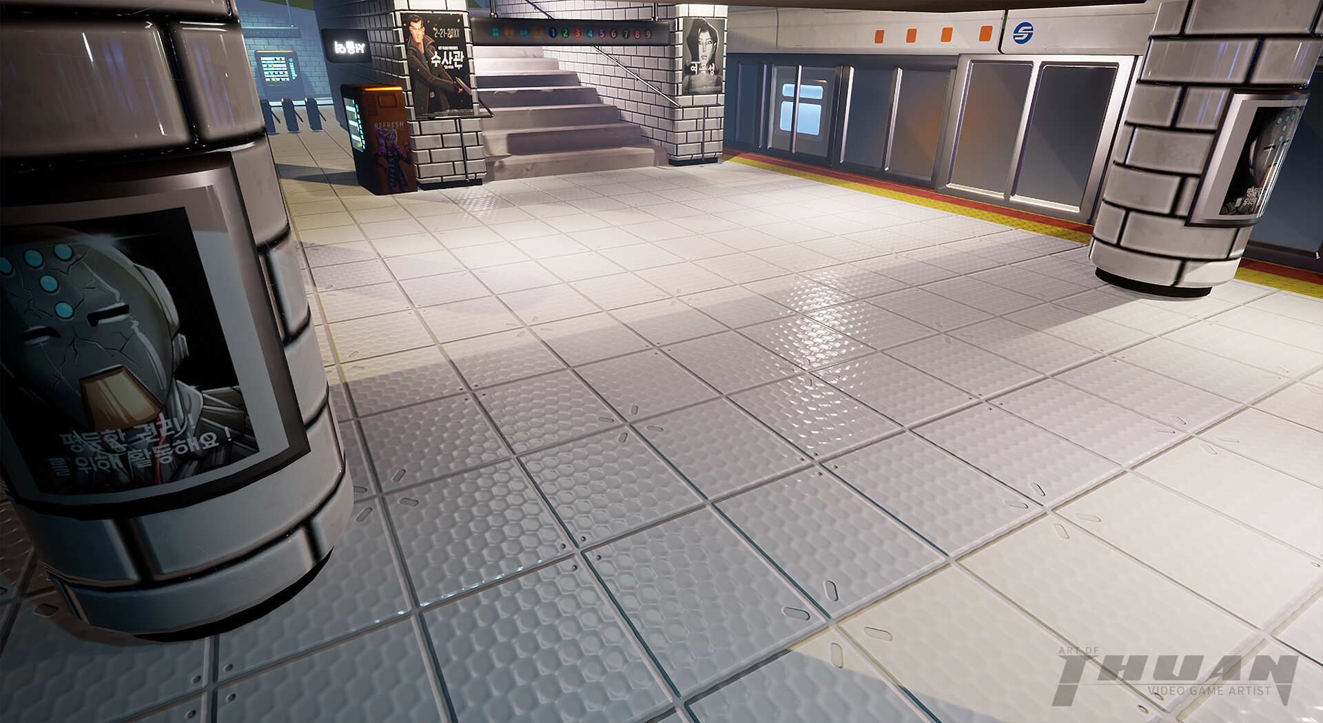 Thuan Ho - Stylized Seoul Subway