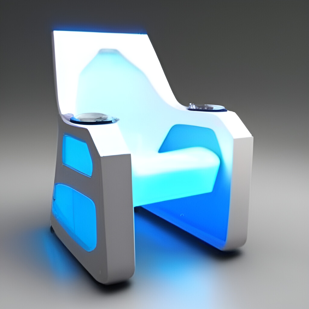 ArtStation - Futuristic chair (Futuristic cybernetic computers)