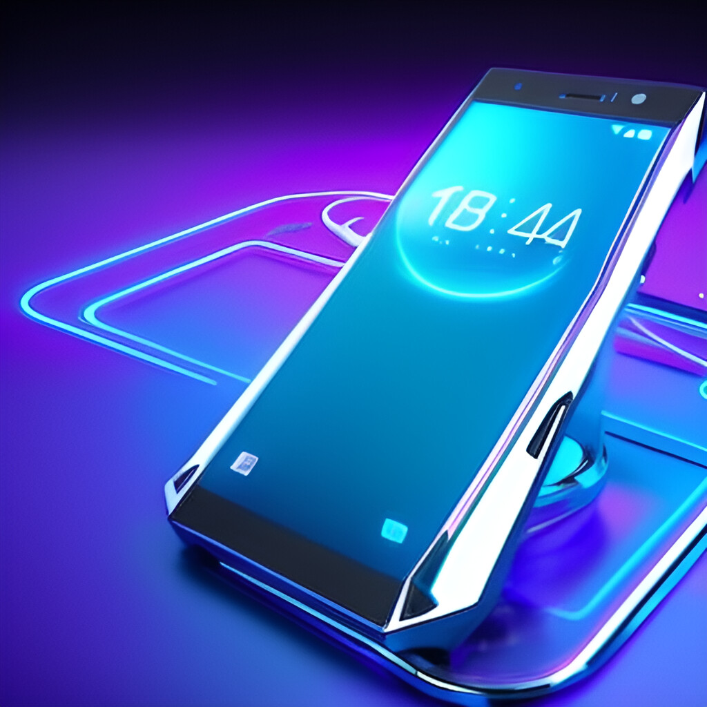 ArtStation - Futuristic smartphone (Cybernetic futurism)