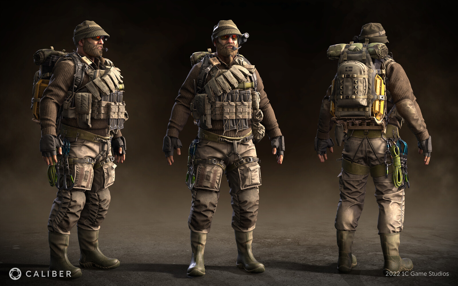 1C Game Studios - Caliber - AMF - Models