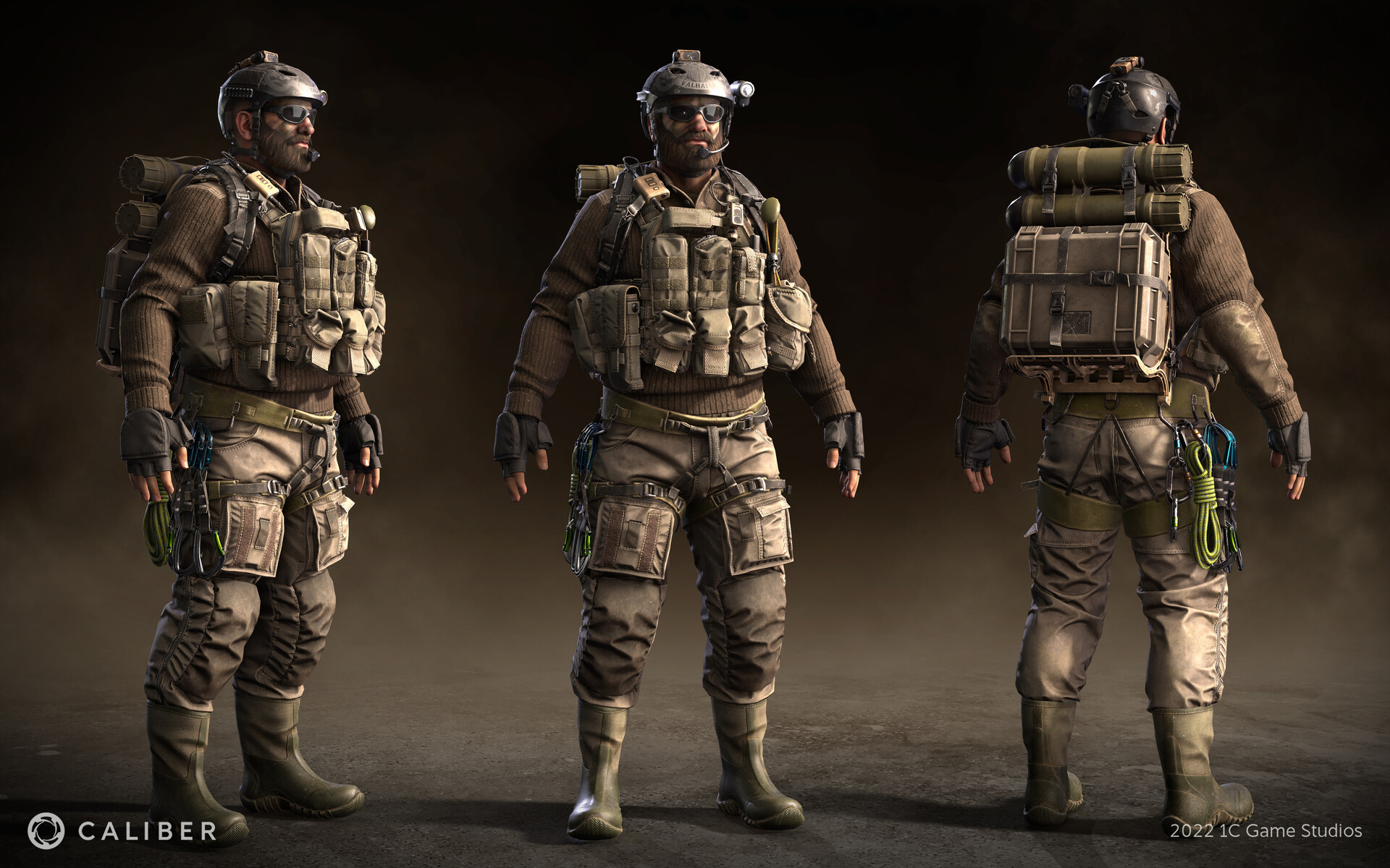 1C Game Studios - Caliber - AMF - Models