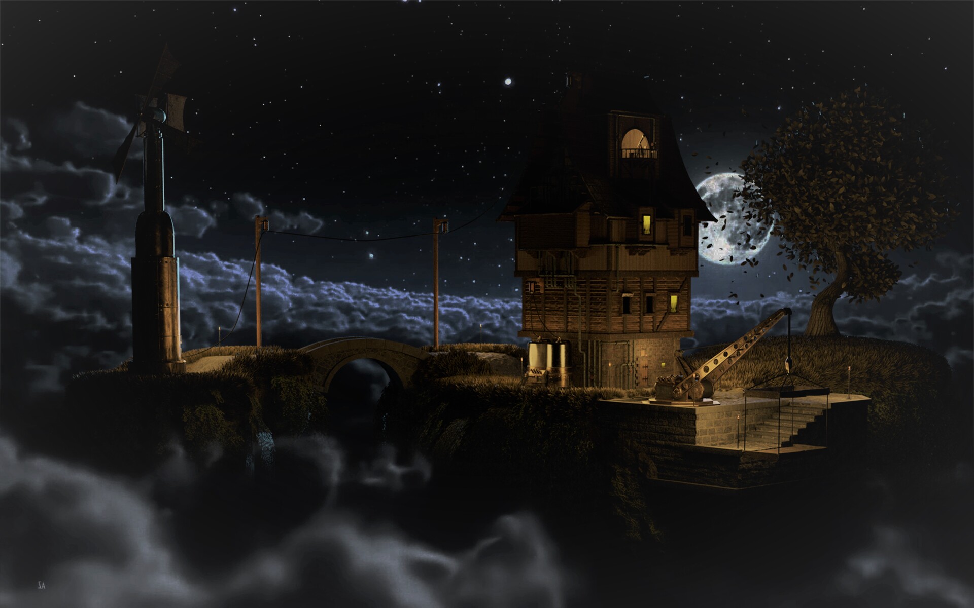 ArtStation - Floating Island