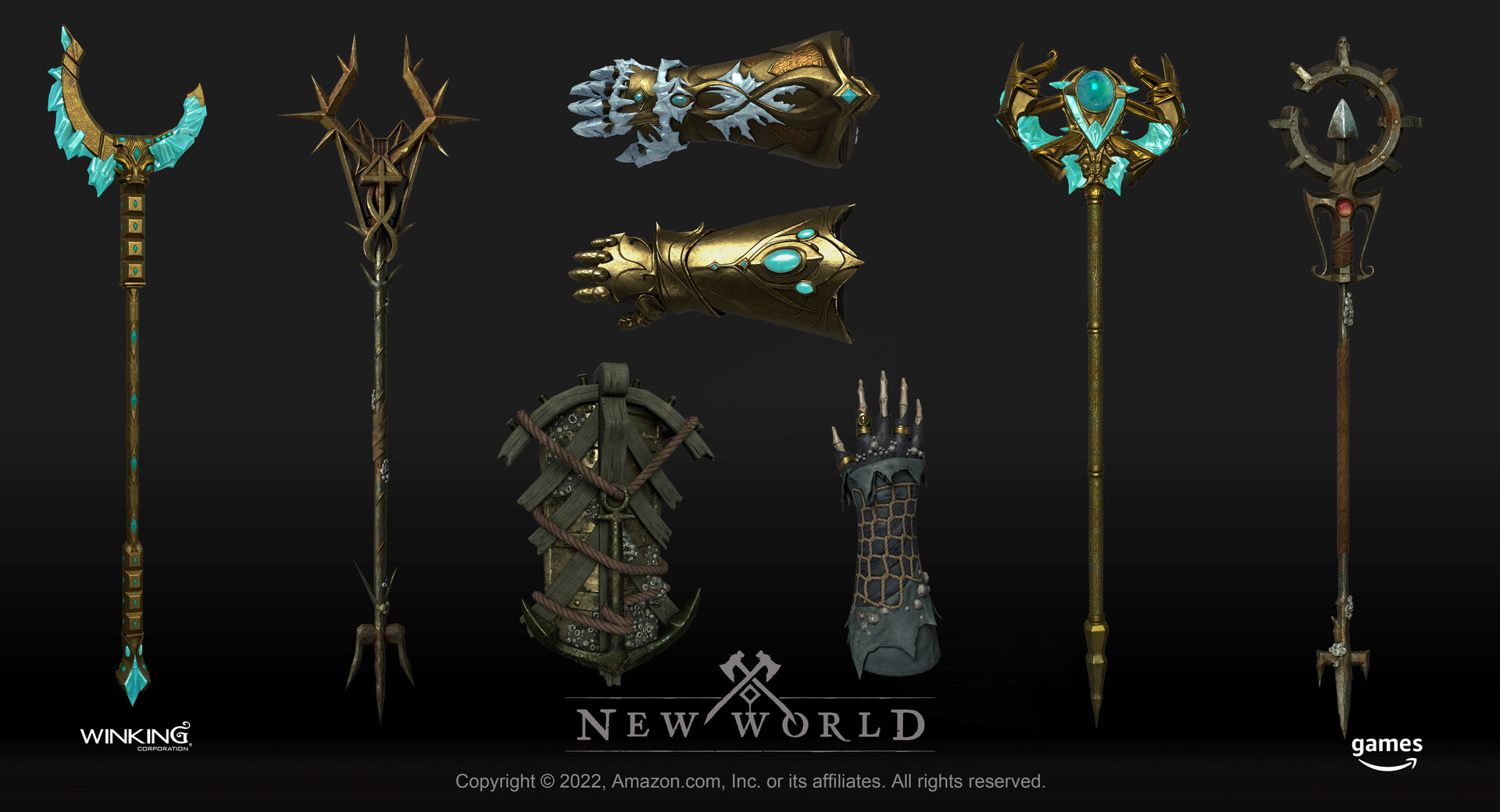 Winking Studios - New World - Amazon-Staff(3D Weapons)