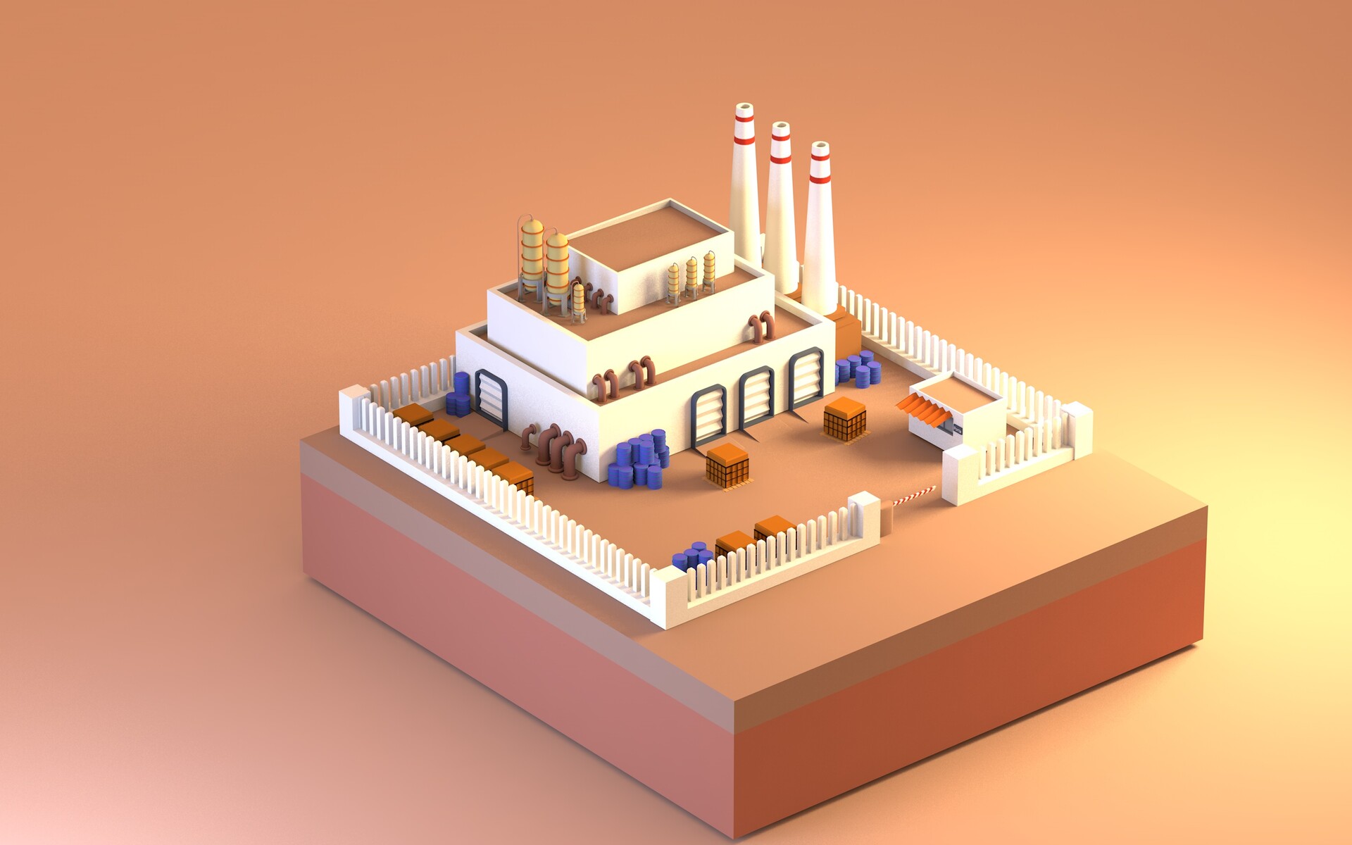 ArtStation - Cute factory