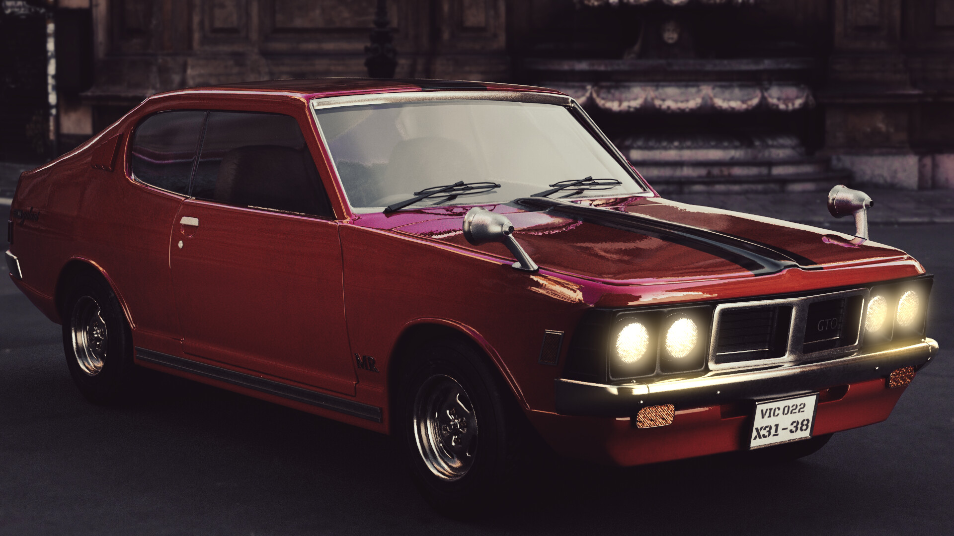 ArtStation - Japanese Muscle car