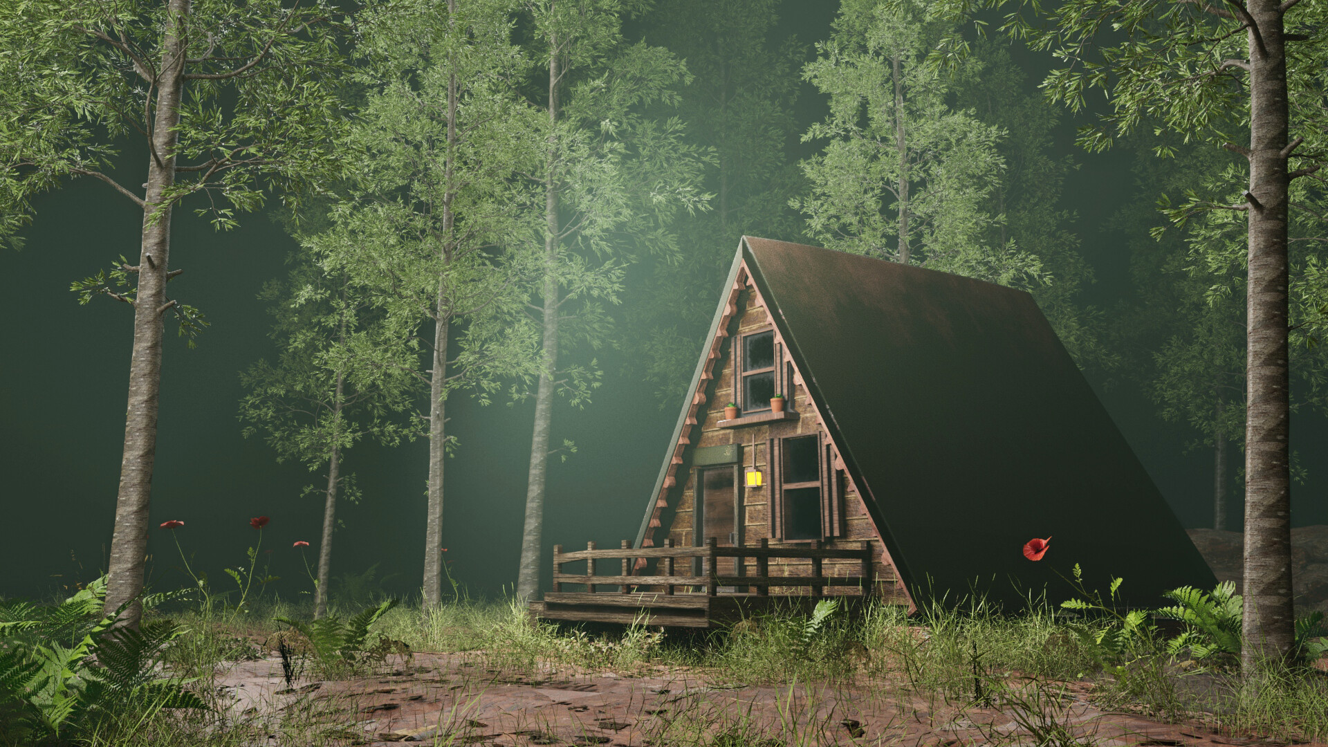 ArtStation - FOREST CABIN