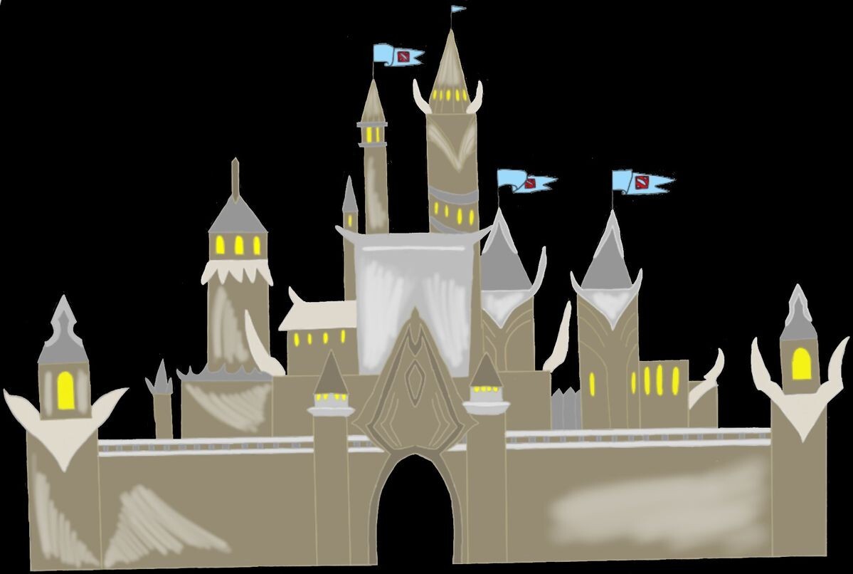 ArtStation - disney castle dota dragon's blood