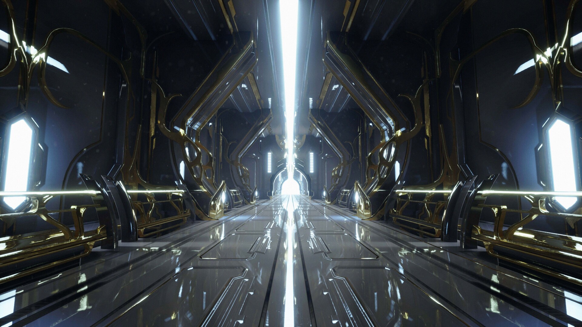 ArtStation - Sci-fi environment interior