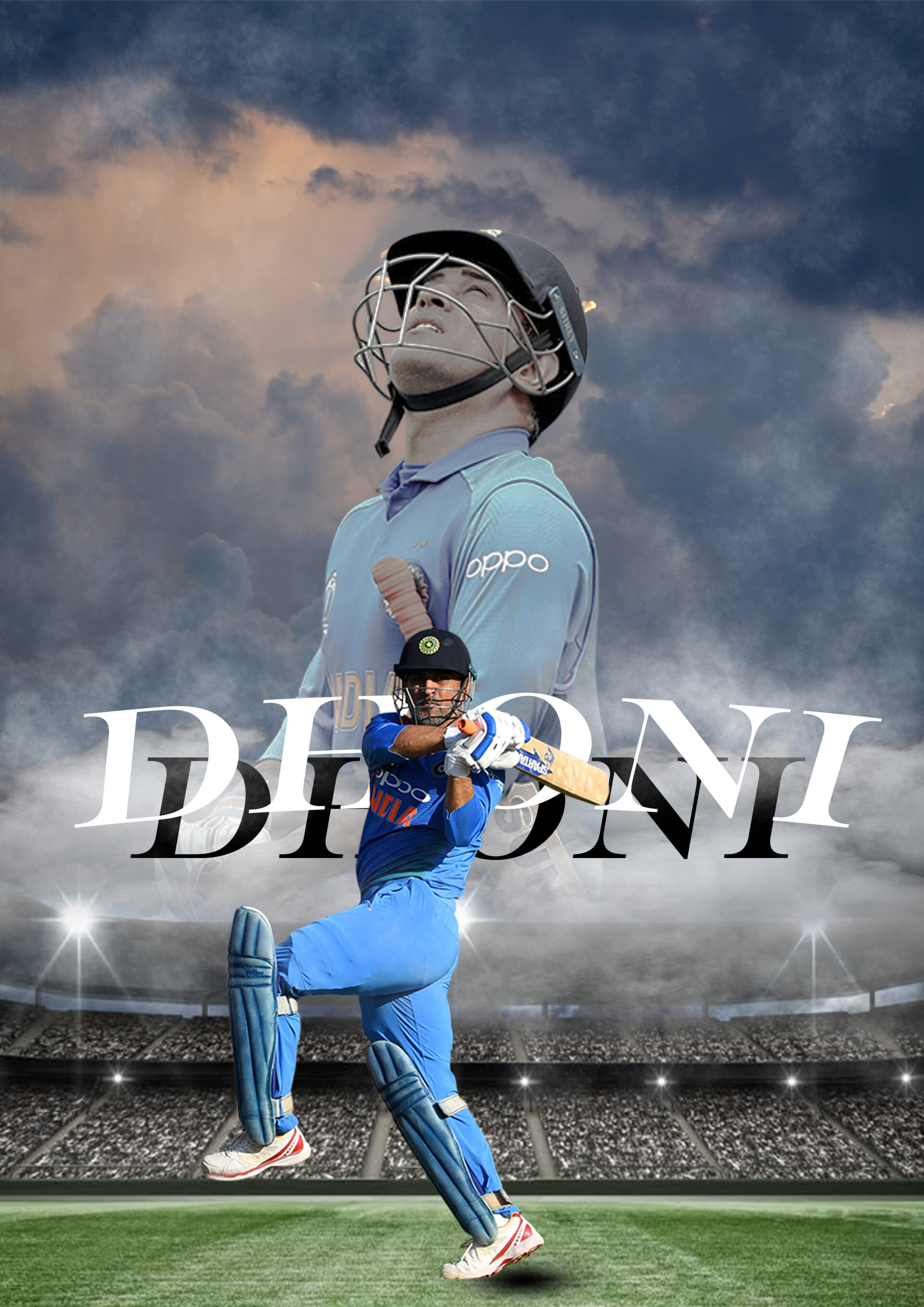 ArtStation - DHONI POSTER