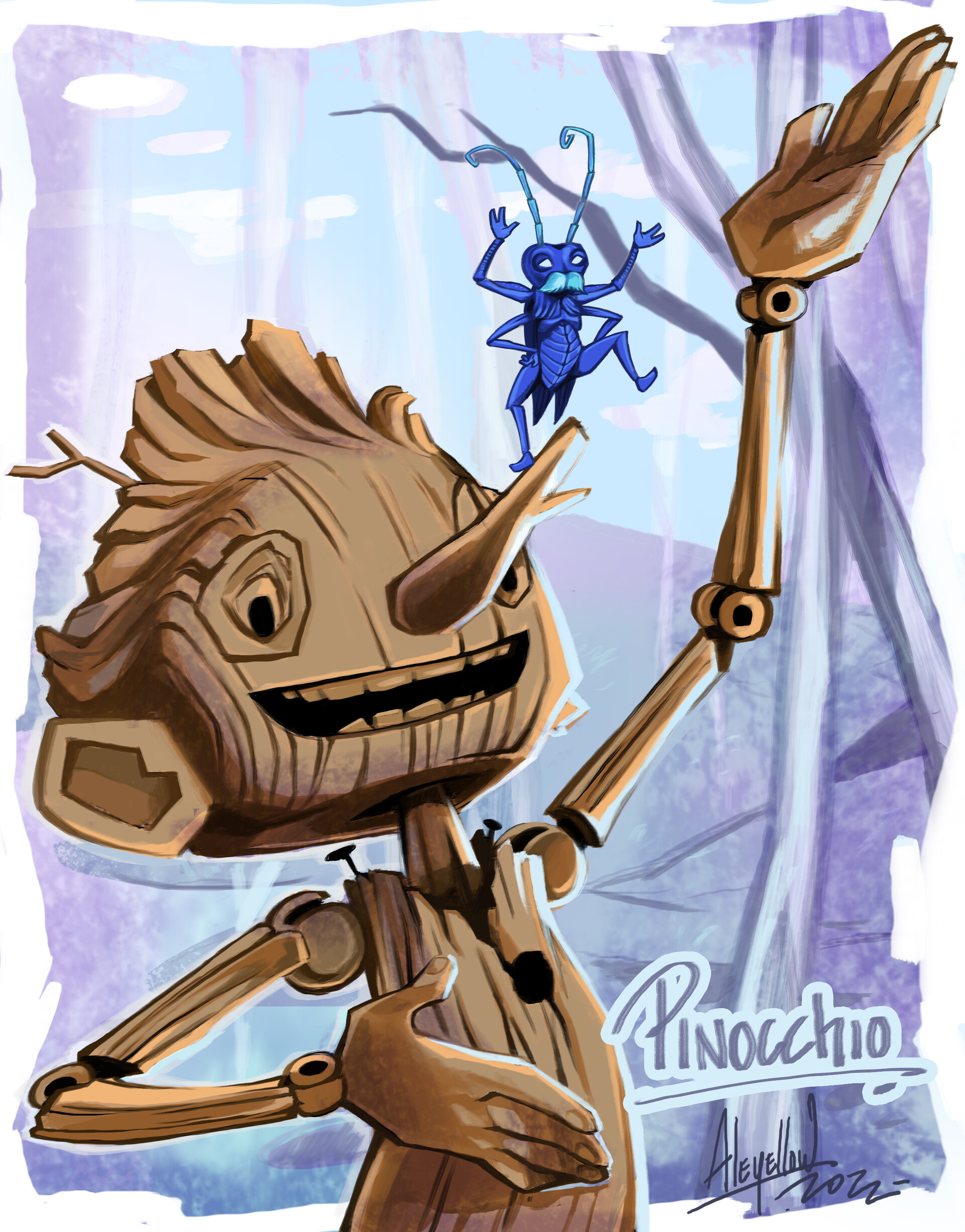 ArtStation - FanArt of Pinocchio - Guillermo del Toro movie
