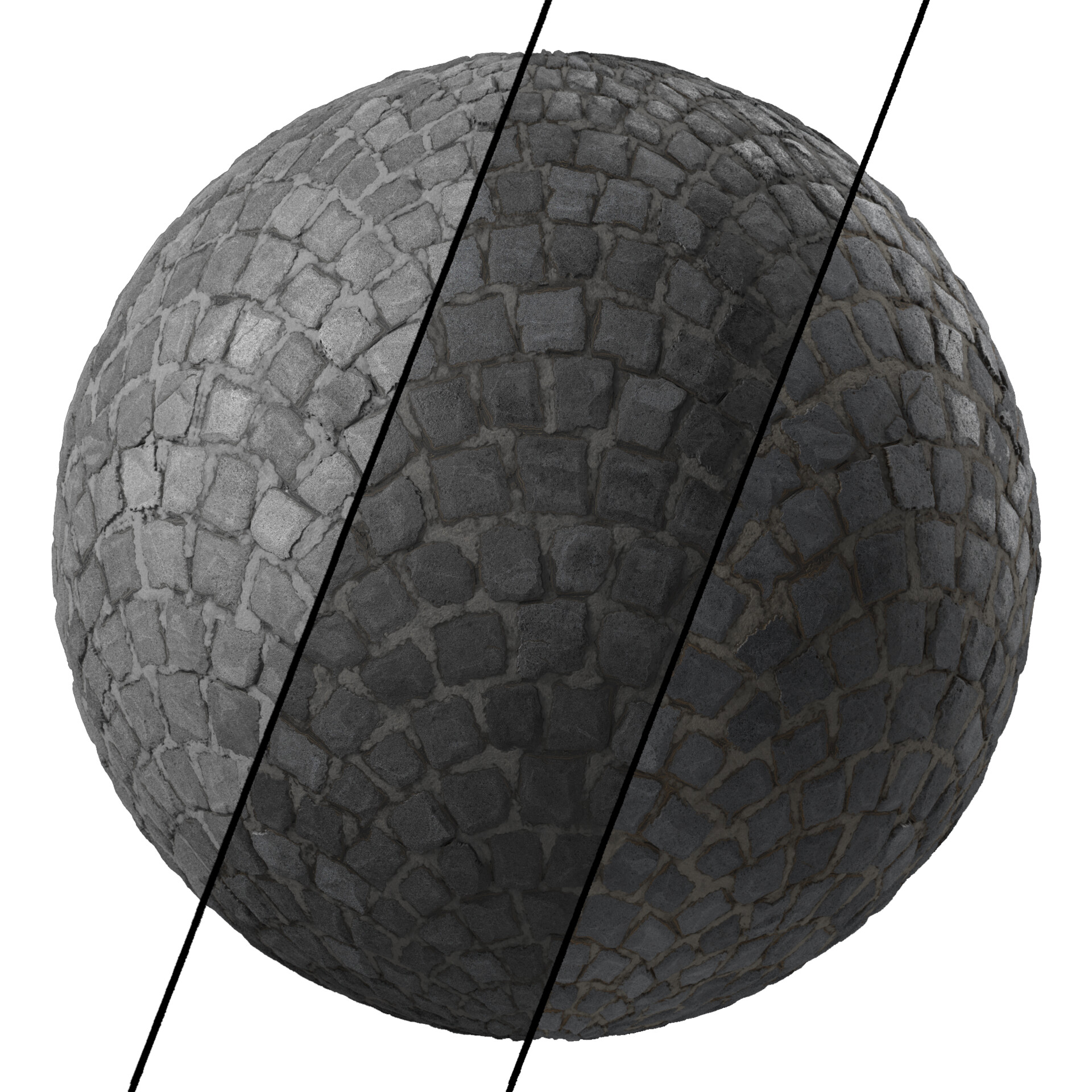 ArtStation - Pavement Materials 21- Stylized Arc Paving, Pbr 4k Seamless